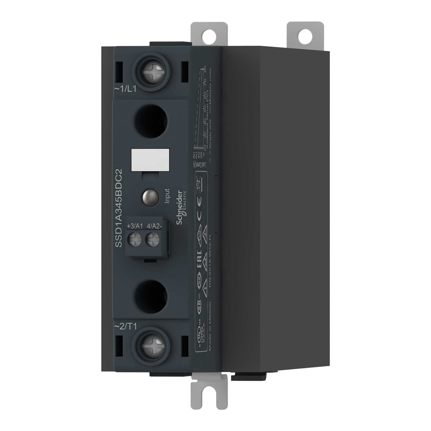 DIN rail mount, Harmony Solid State Relays, 45A, zeroVoltage switching ...