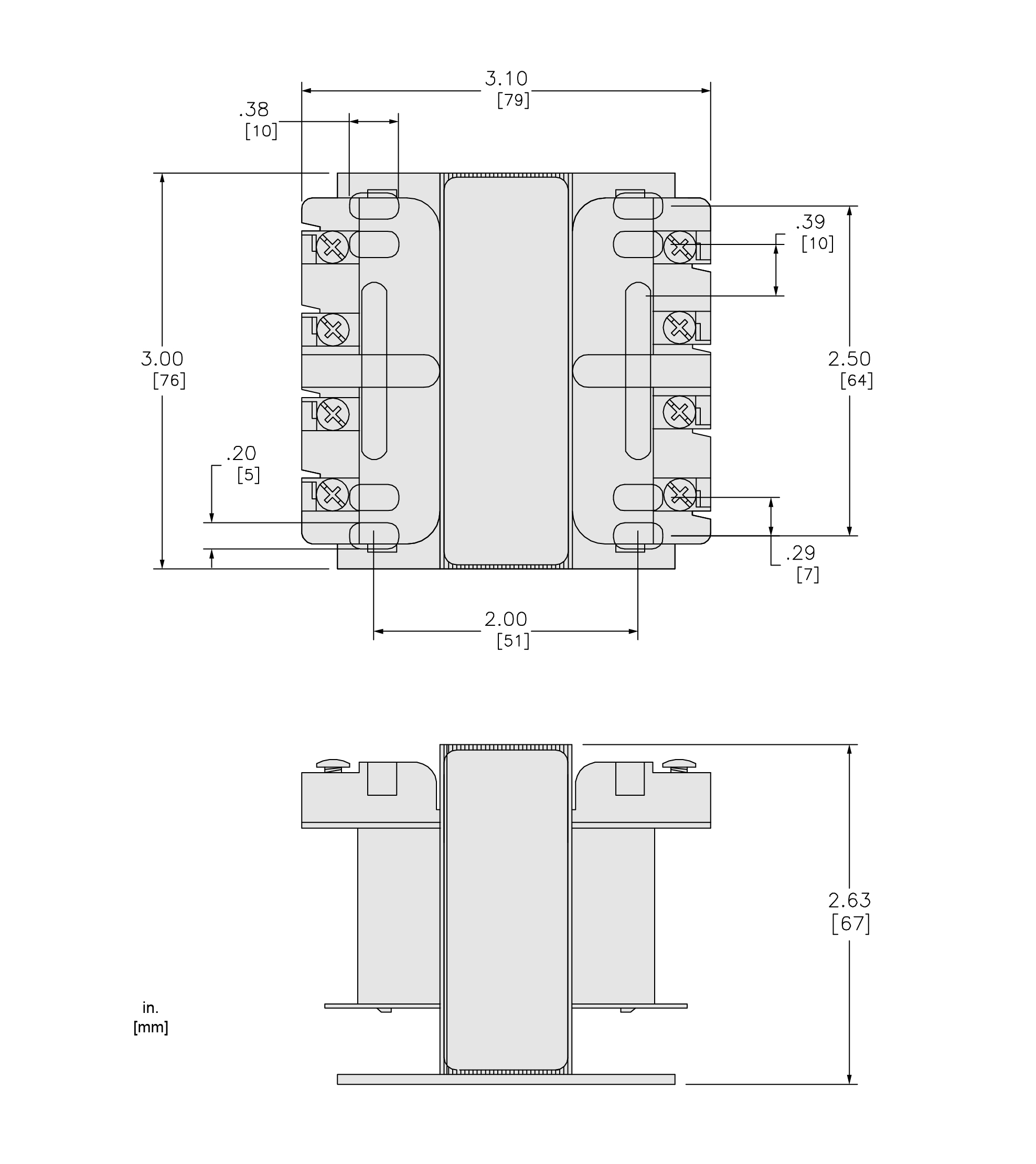 Illustration: Dimensions Drawing for 50VA Control Power Transformers ...