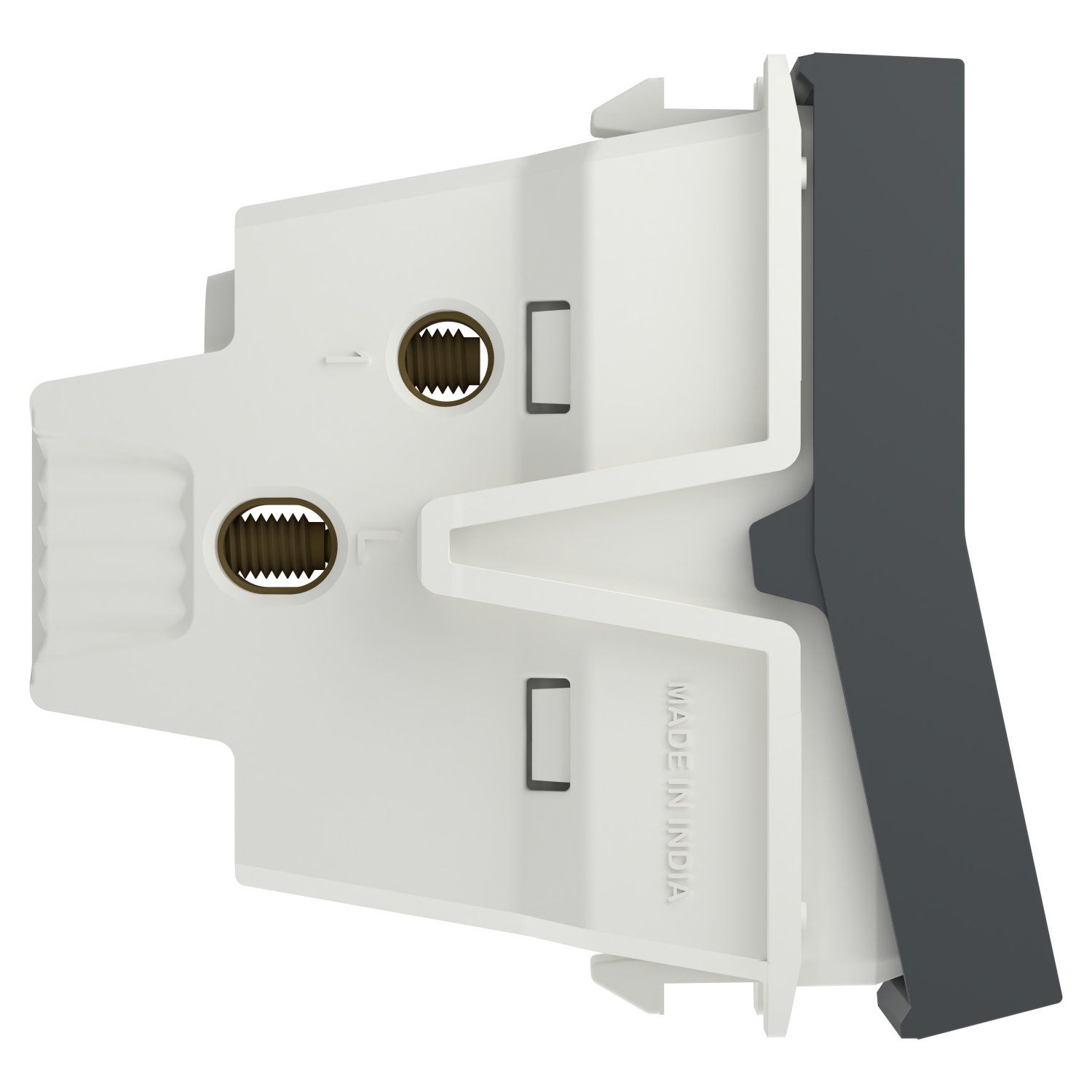UNS161SW1M_GY - Switch, Unica Pure, 1-pole 1-way, 16AX, 1 module ...