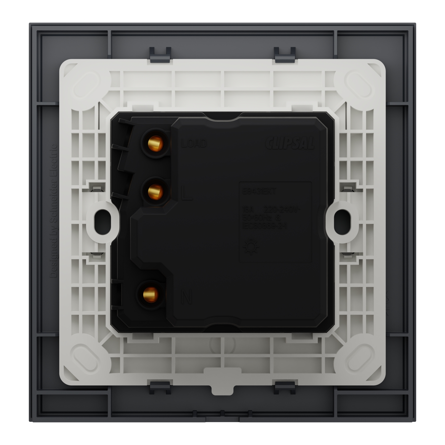 UNSEKCSW_GY - Keycard switch, Unica Pure, 16A, electronic, 2 module ...