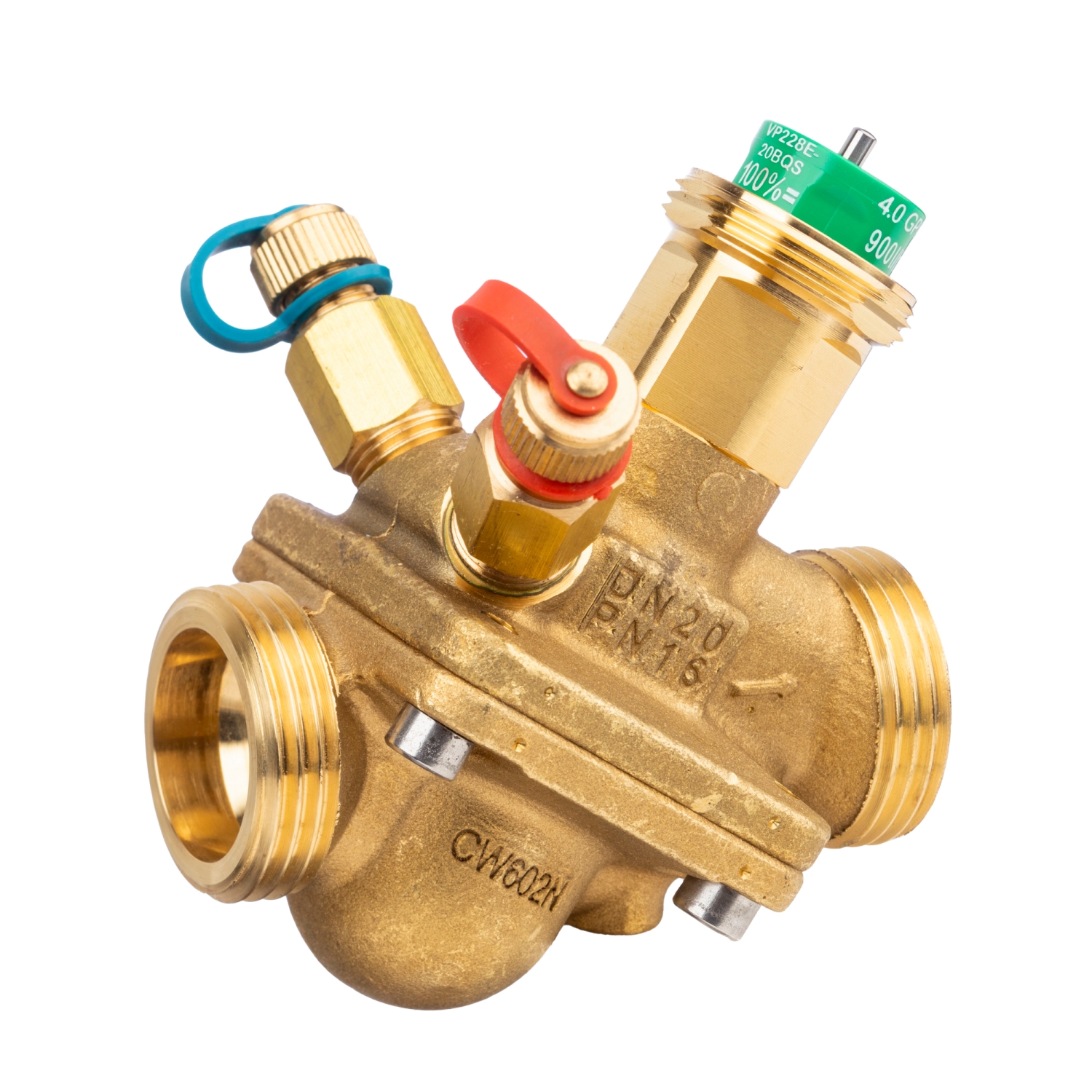 VP228E-20BQS - SpaceLogic VP228E PIBCV (PICV), 2-Way, PN16, DN20, G1 ...