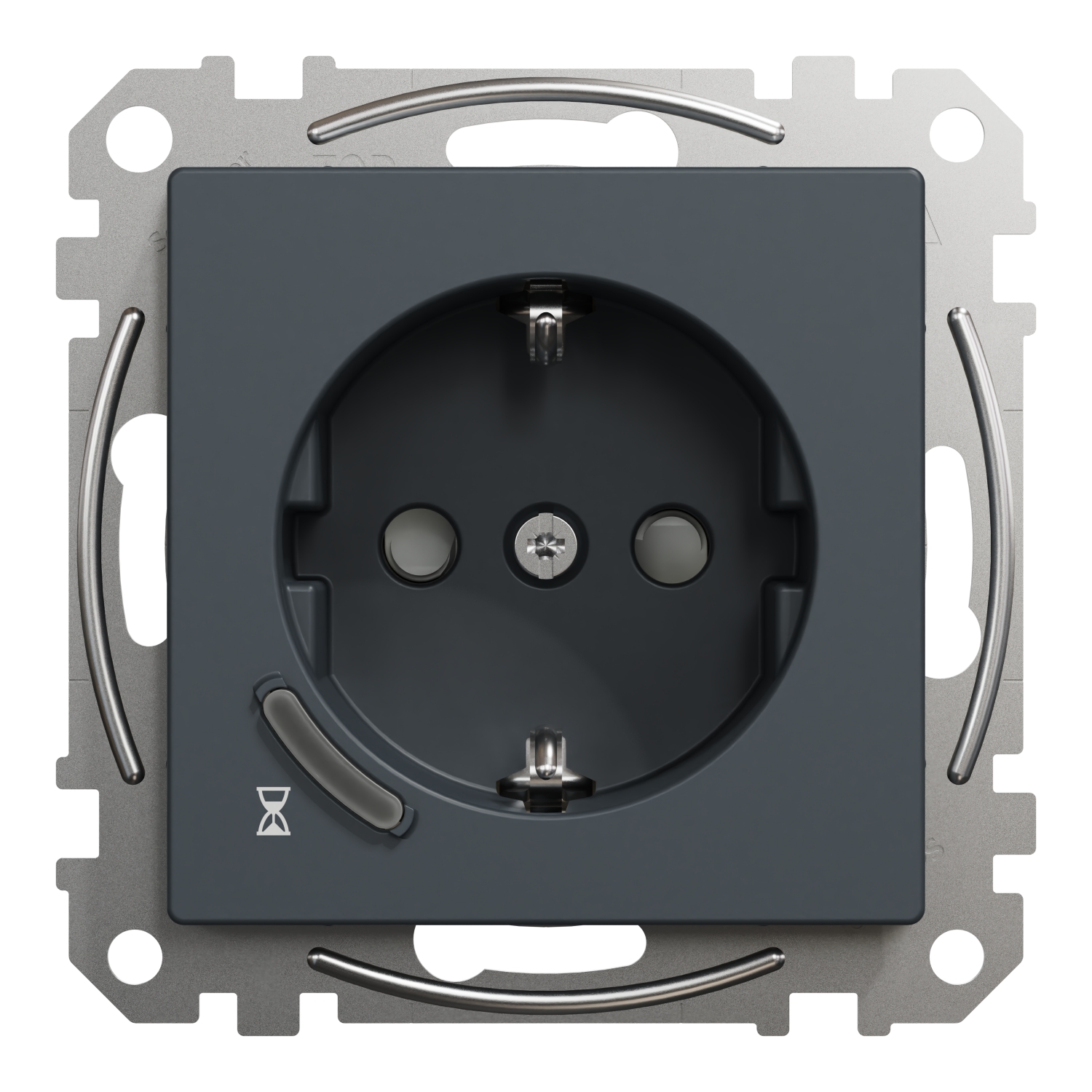 WDE003447 - Timeruttag, Exxact, 16A, 1-pol, med integrerat 1-vägsuttag ...