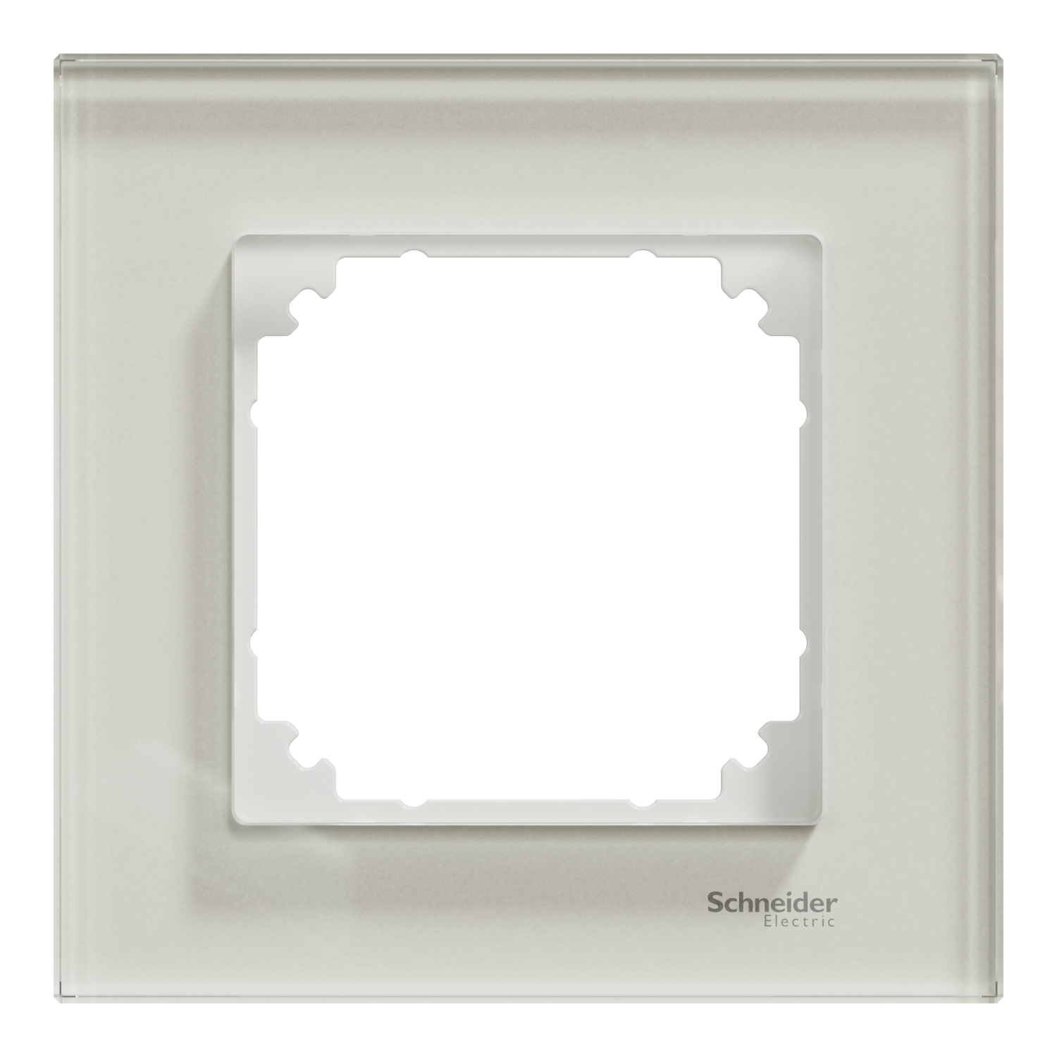 WDE008844 - Cover frame, Exxact Solid, 1 gang, crystal white ...