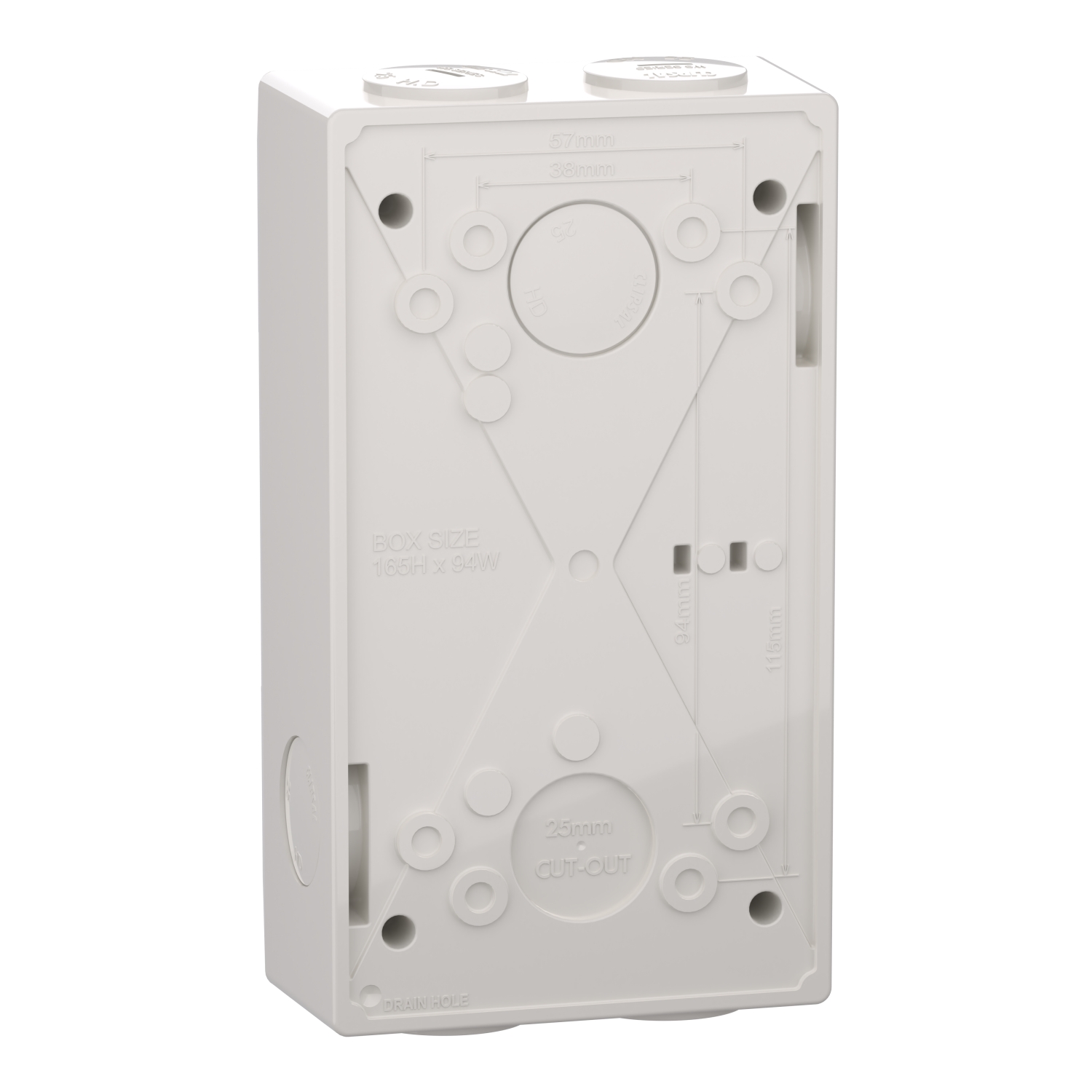 WHB340-RG - Switch, Weathershield, 1-Gang, 3 Pole, 40A, 440VAC, IP66 ...