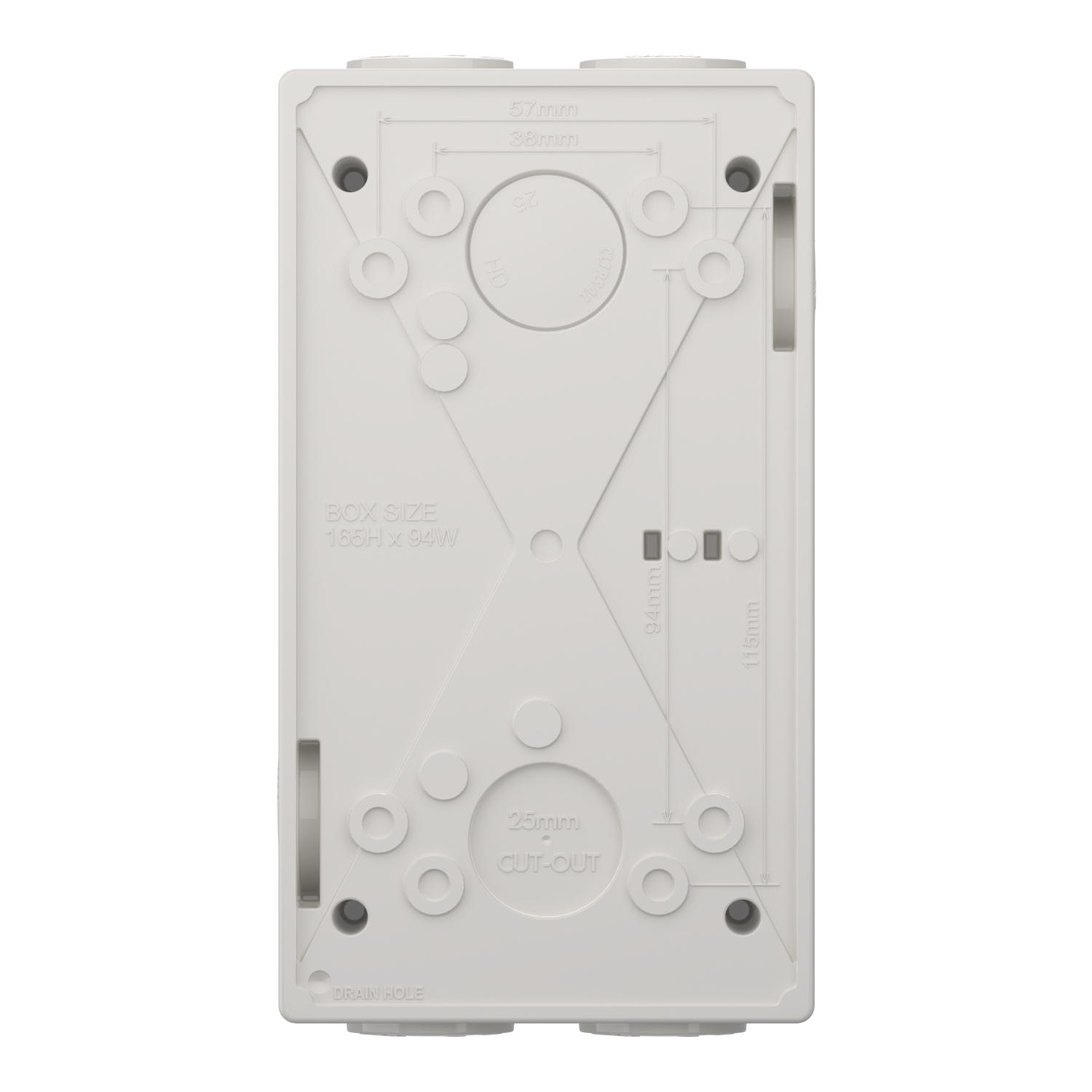 WHB420-RG - Switch, Weathershield, 1-Gang, 4 Pole, 20A, 500VAC, IP66 ...