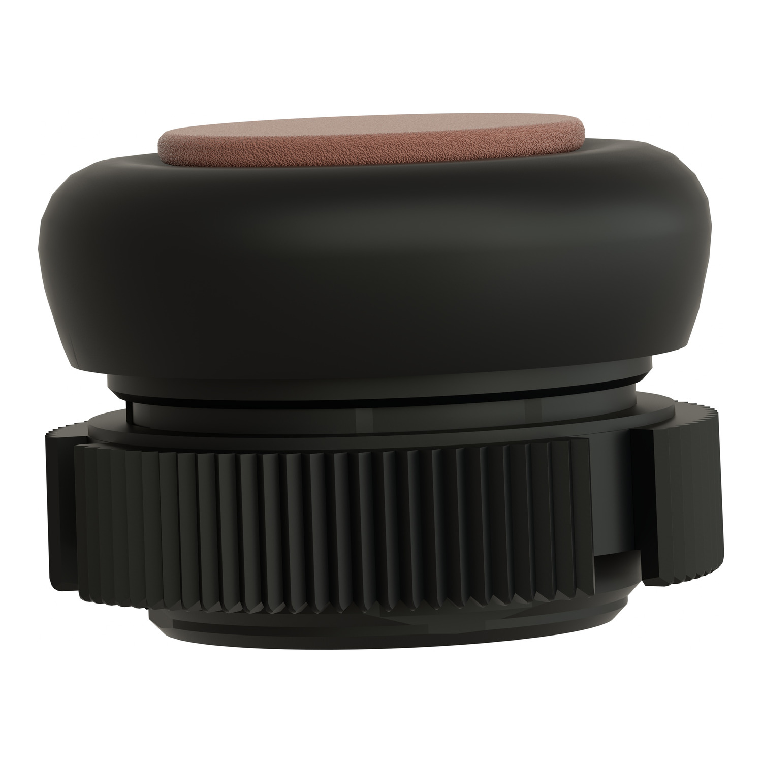 XACA9419 - Push button head, Harmony XAC, plastic, brown, booted ...
