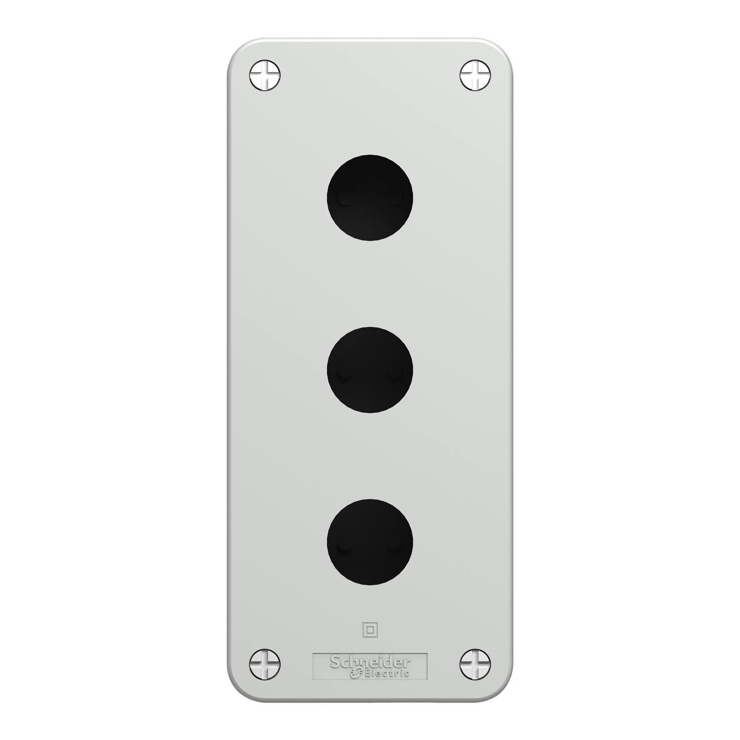 XALB037C - Empty enclosure, Easy Harmony XALB, plastic, grey lid, 3 cut ...