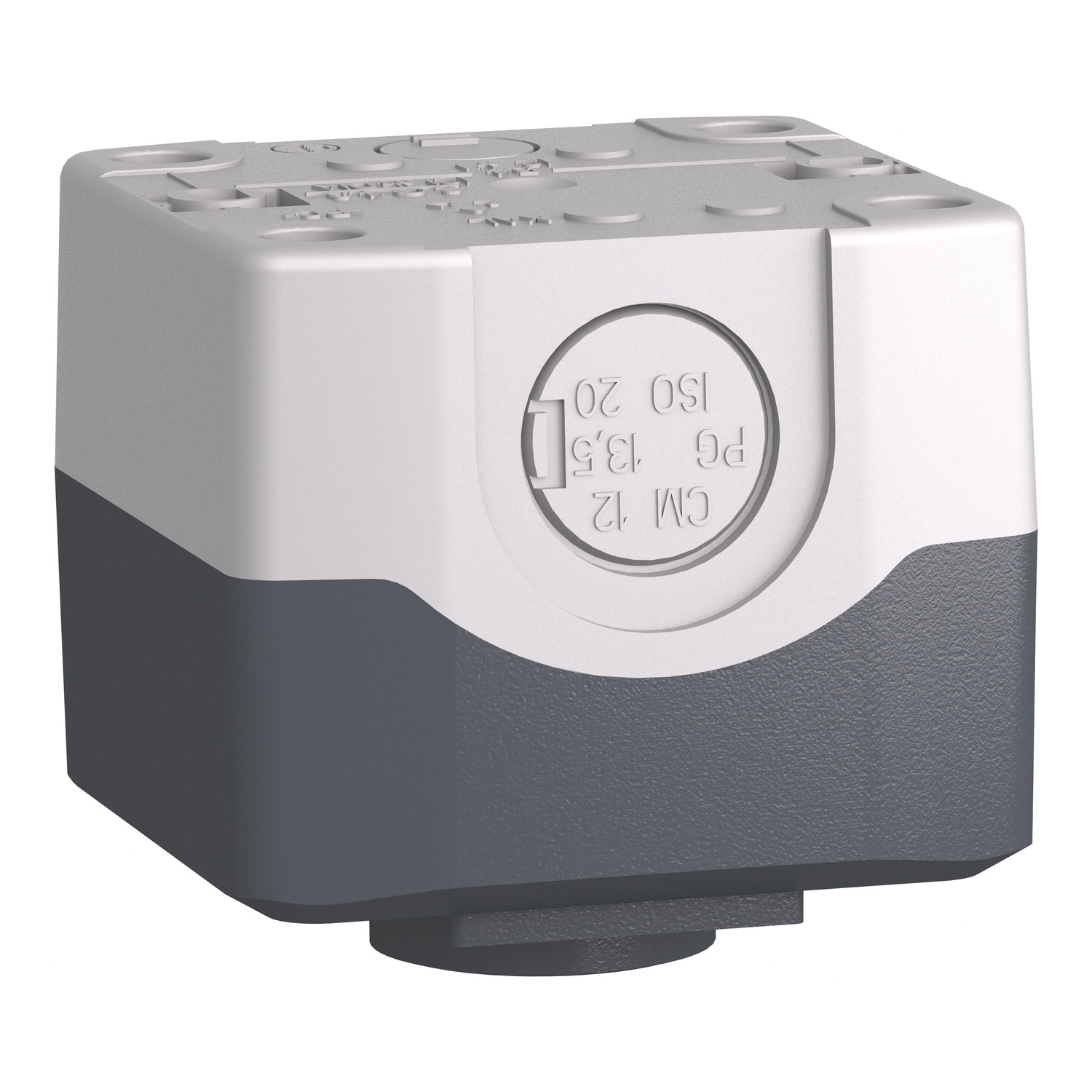 XALD101H29 - Complete control station, Harmony XALD, XALK, dark grey, 1 ...