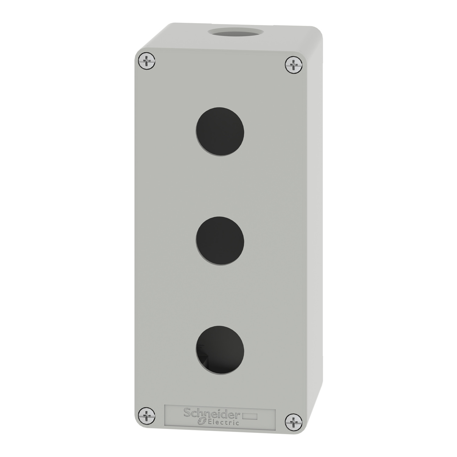XAPG39503 - 22mm push button, Harmony XALD, empty grey enclosure, die ...