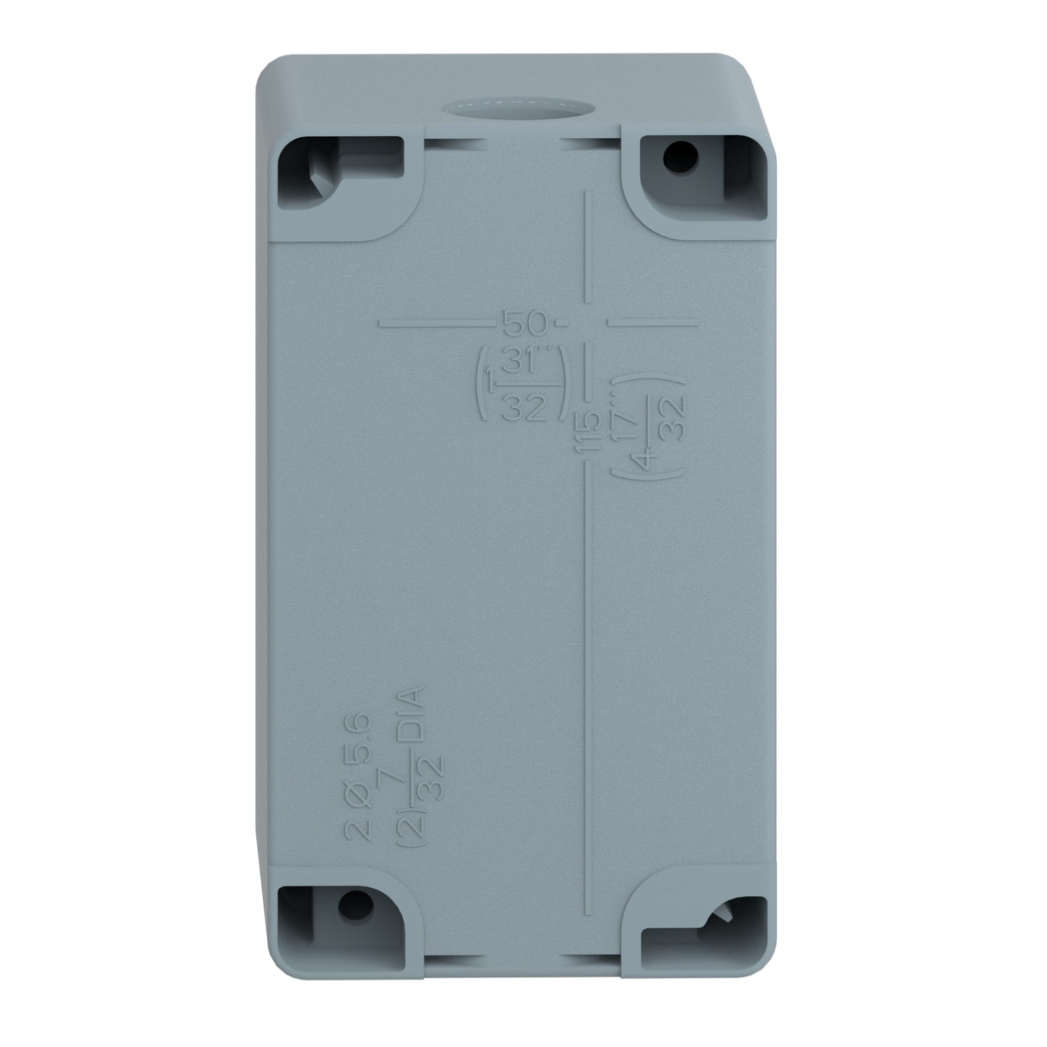 XAPM2503H29 - Harmony XAP XB2 SL, Empty control station, zinc alloy ...