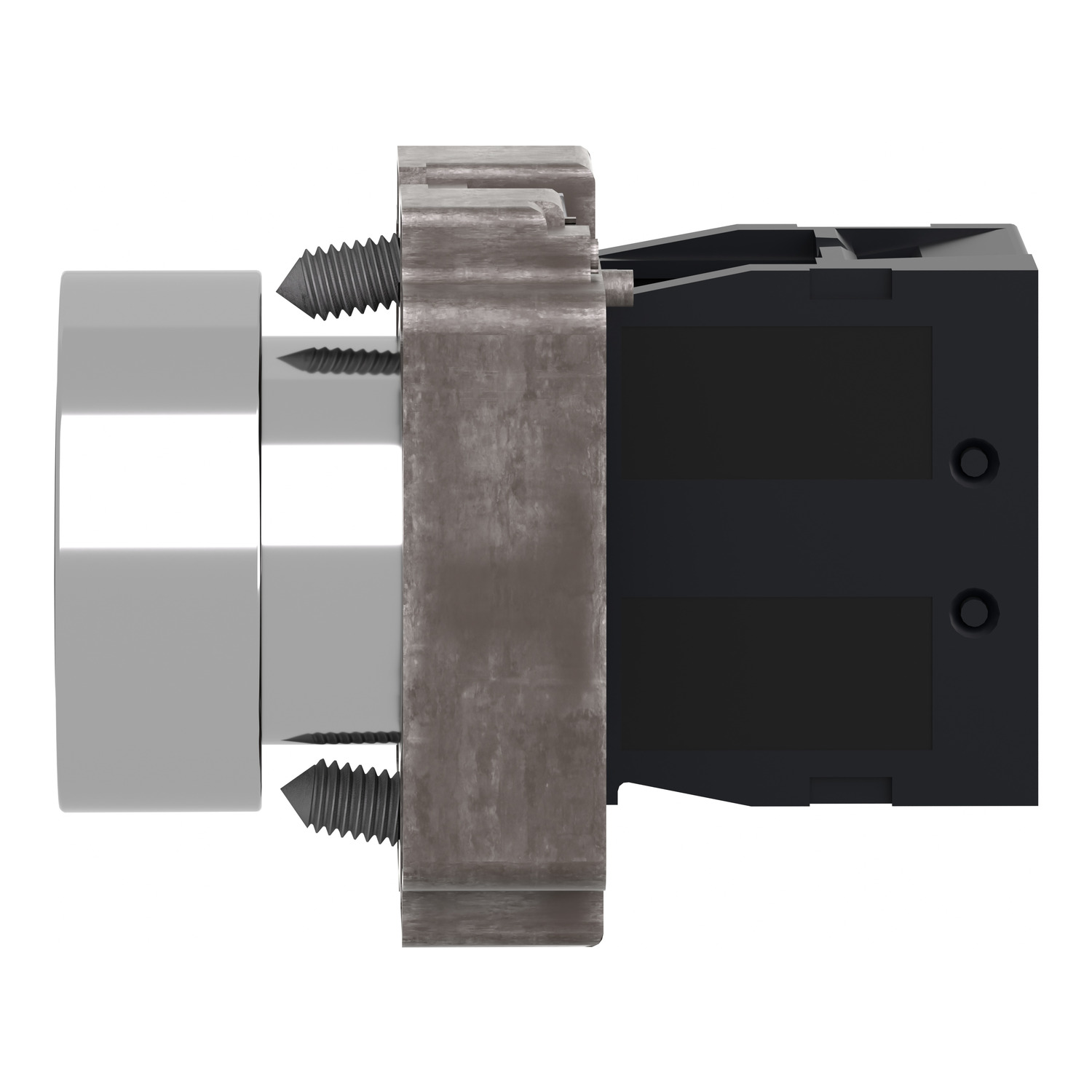 XB2BA21C - Push button, Easy Harmony XB2, metal, flush, black, 22mm ...