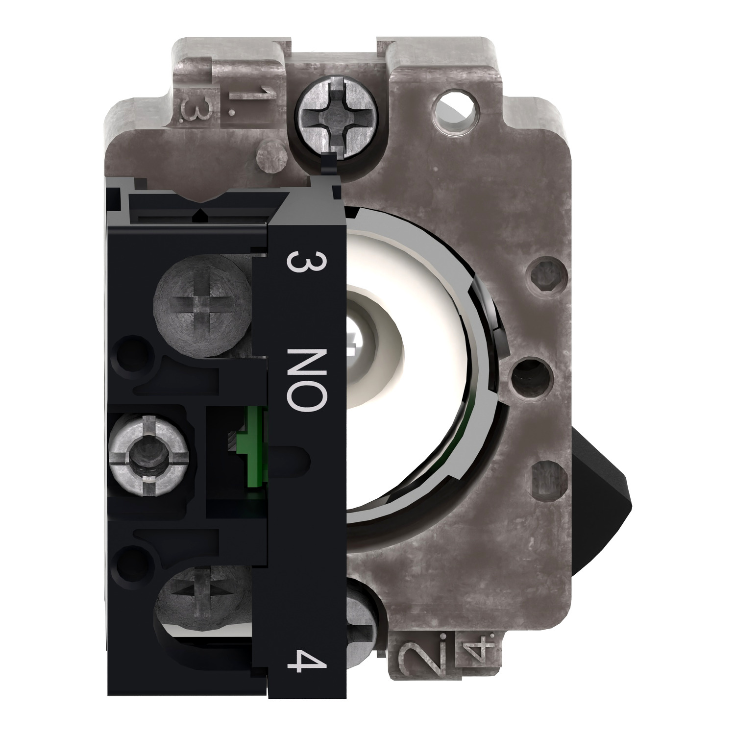 XB2BJ21C - Complete selector switch, Easy Harmony XB2, metal, black ...