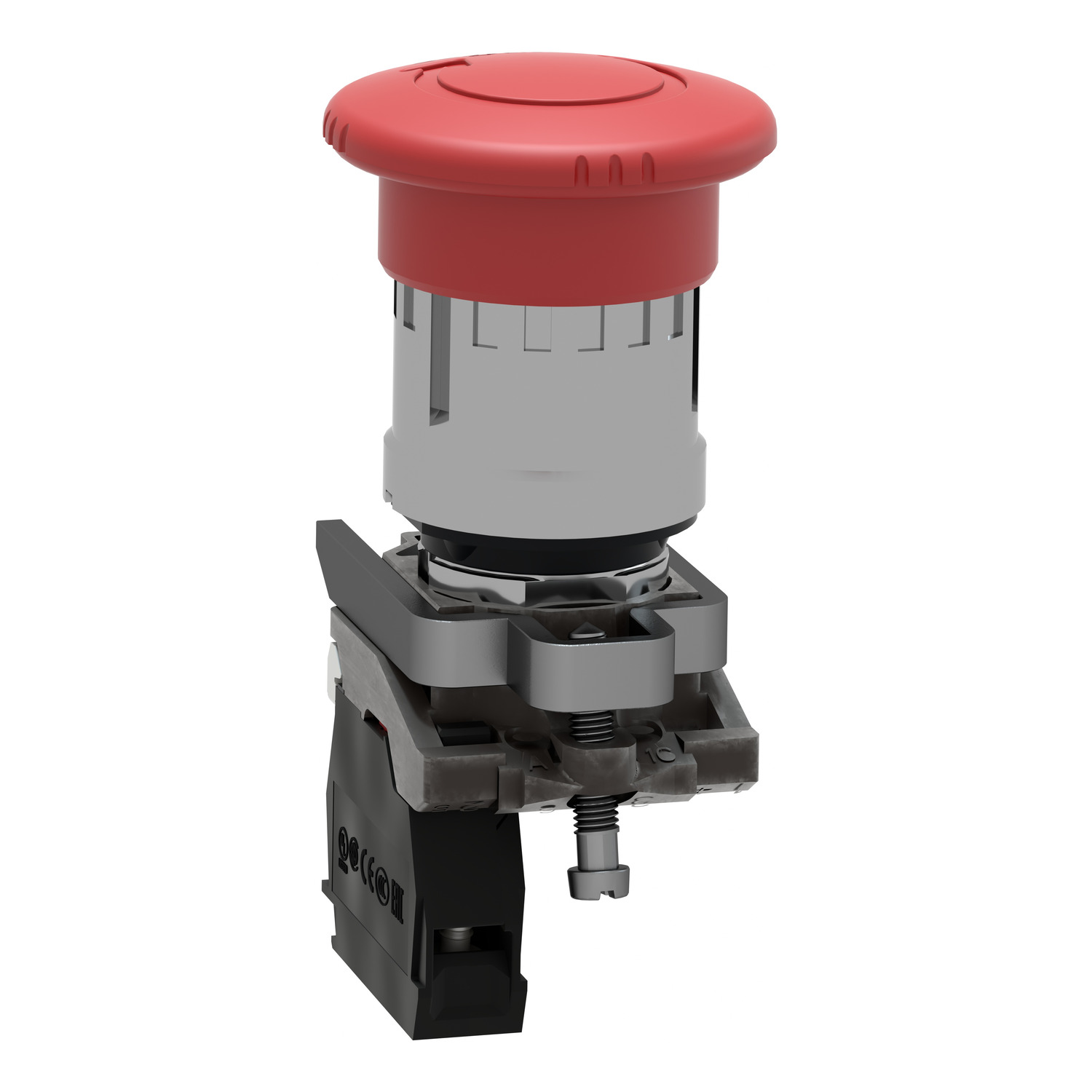XB4AB2 - 22mm push button, Harmony XB4, metal base, turn to release ...