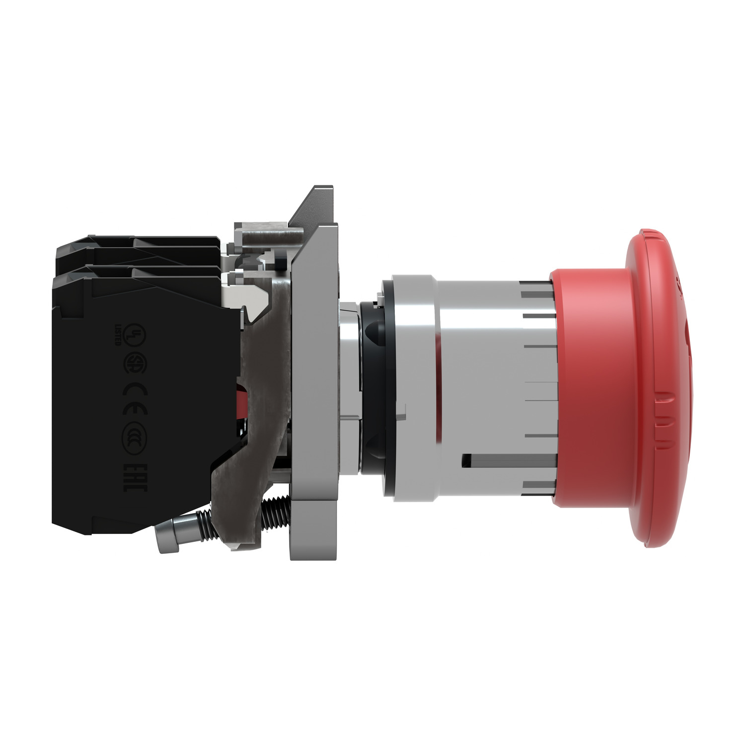 XB4BS8445EX - red Emergency stop Ø 22 - mushroom head Ø 40 - turn to ...