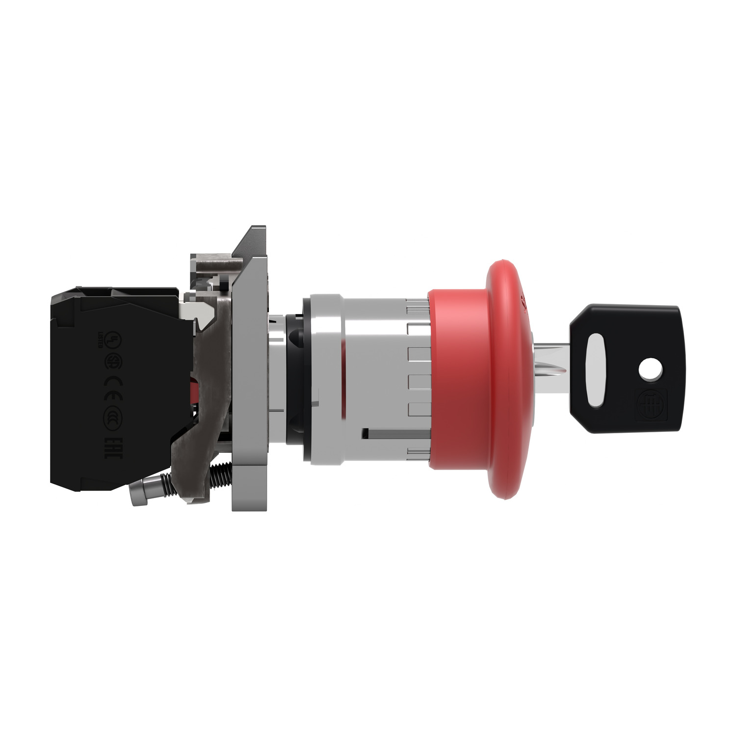 XB4BS9442, Emergency stop push button, Harmony XB4, metal, red mushroom ...