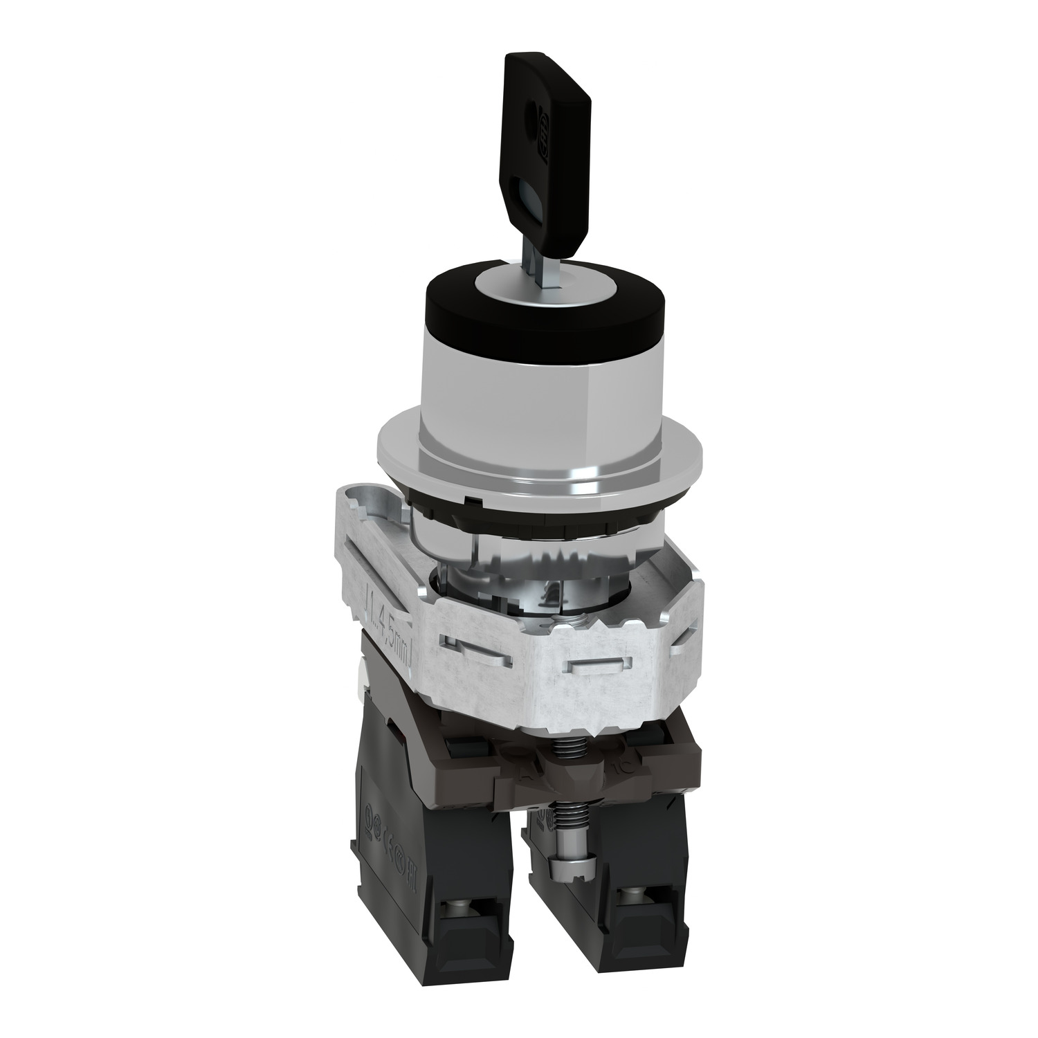 XB4FG33 - Avainväännin, Harmony XB4, koottu, metalli, tasoasennettava ...