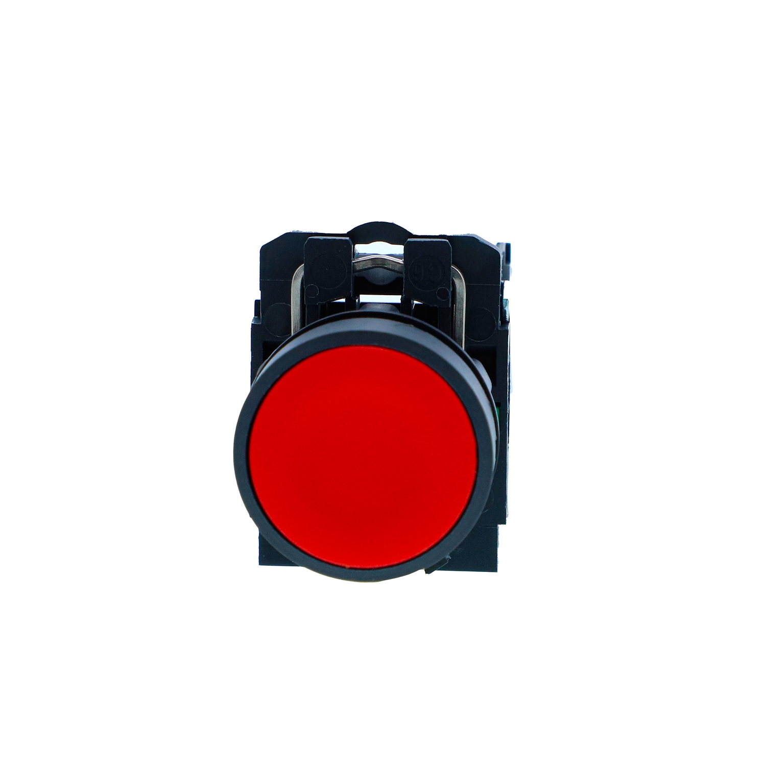 XB5AA41N - Push button, Harmony XB5N XB7N, plastic, flush, red, 22mm ...
