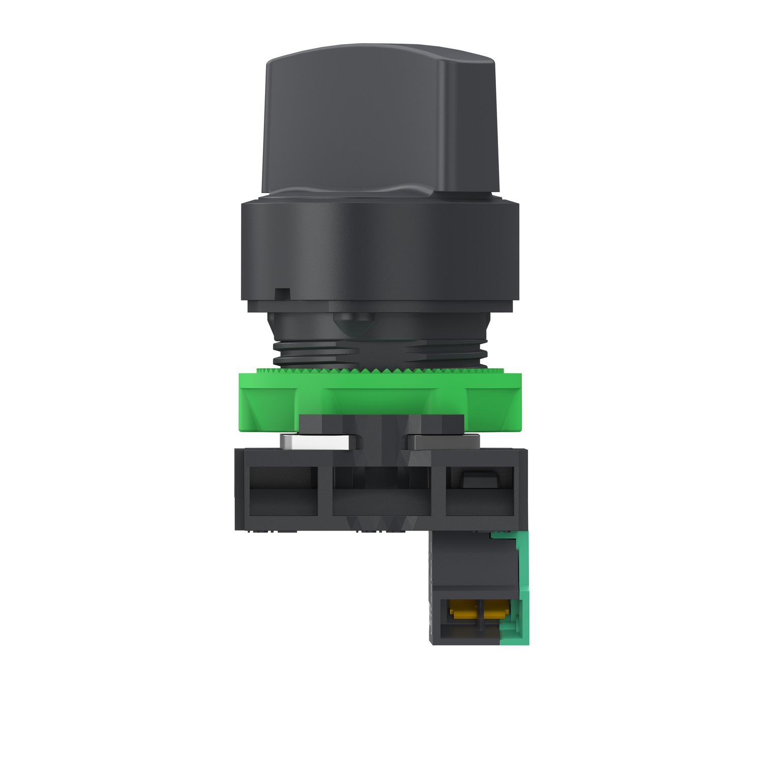 XB5AD215 - Selector switch, Harmony XB5, grey plastic, black, 22mm, 2 ...