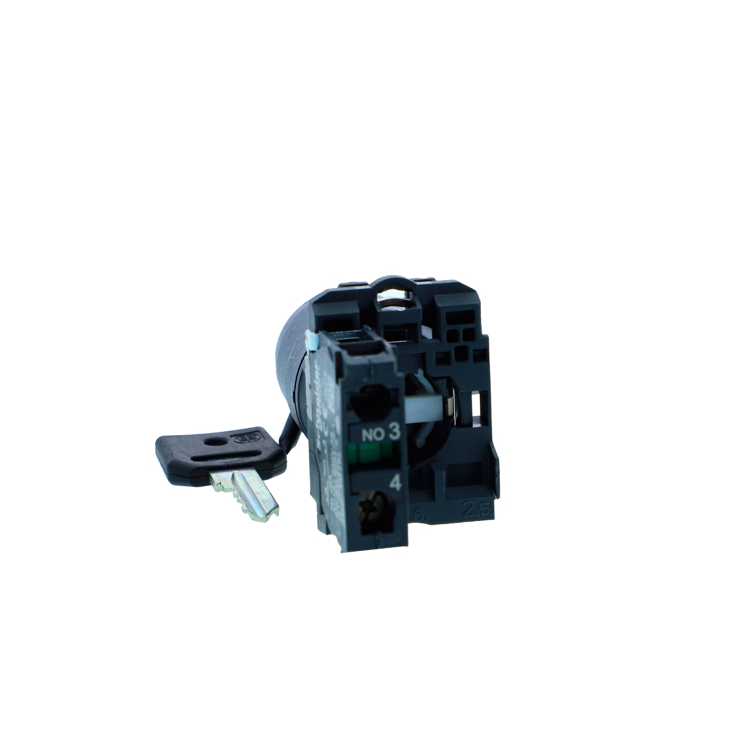 XB5AG21N - Key selector switch, Harmony XB5N XB7N, plastic, black, 22mm ...