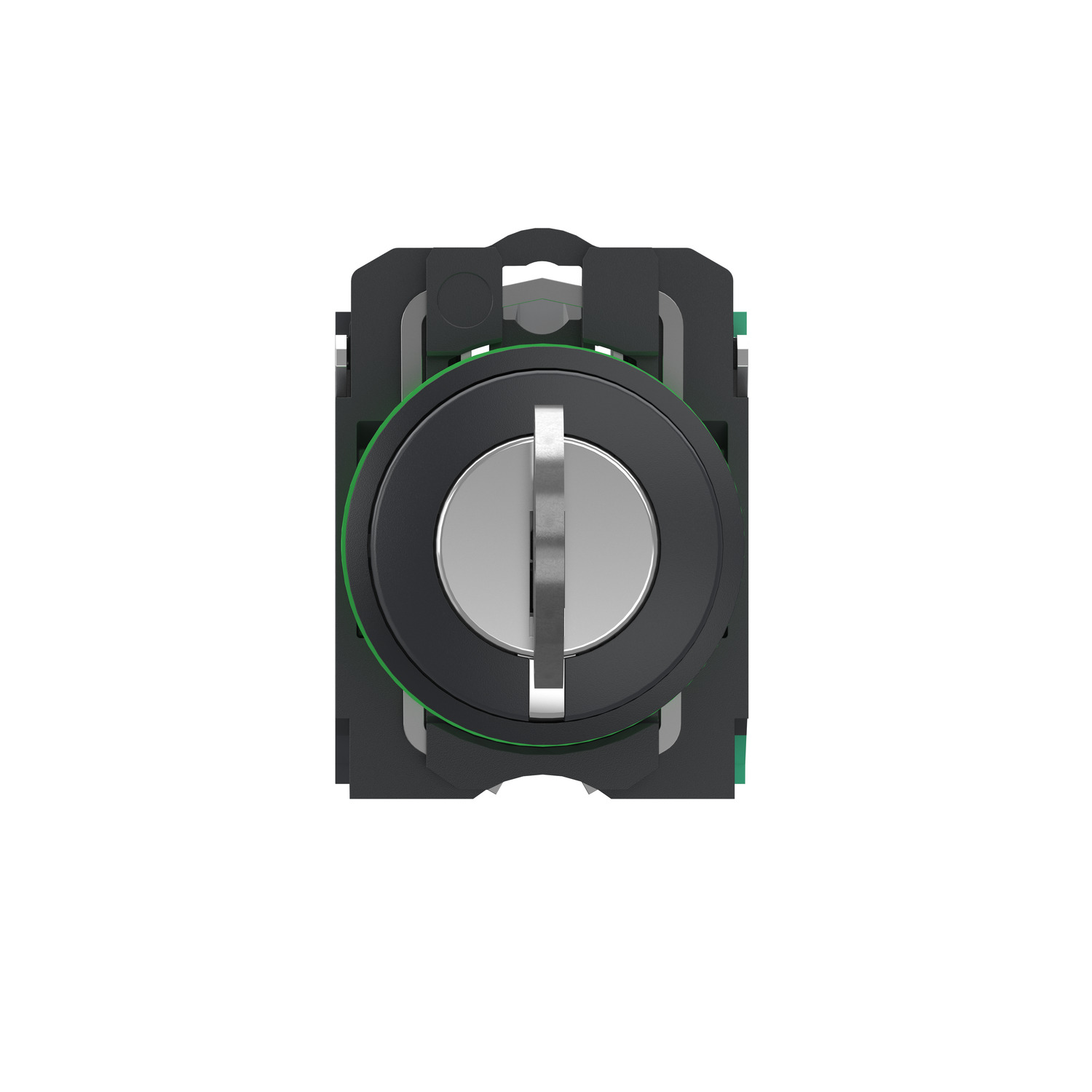 XB5AG035 - Key switch selector, Harmony XB5, plastic, black, 22mm, key 455, 3 positions, stay ...