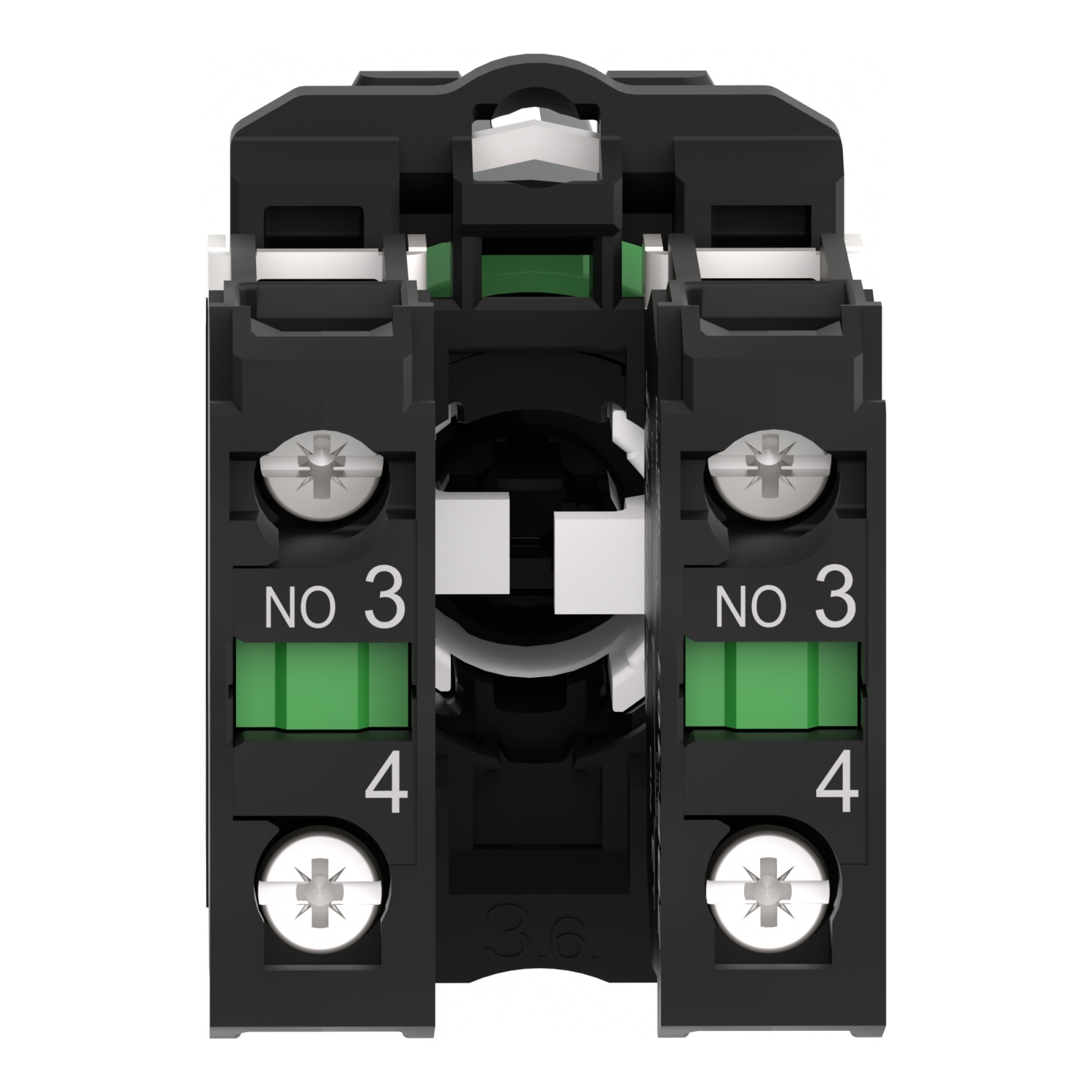 XB5AJ33 - black complete selector switch Ø22 3-position stay put 2NO ...