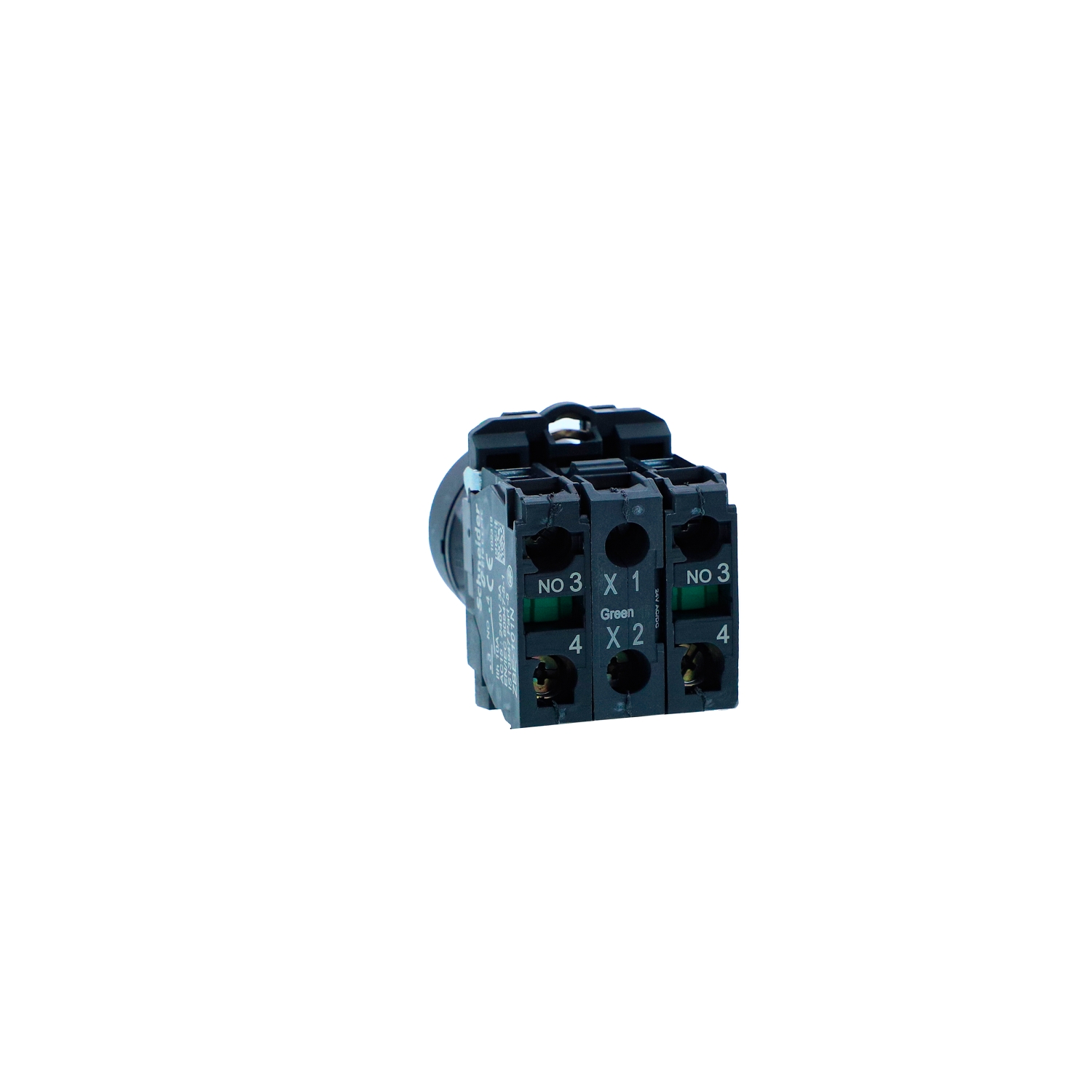 XB5AK133B3N - Ill selector switch, Harmony XB5N XB7N, plastic, green ...