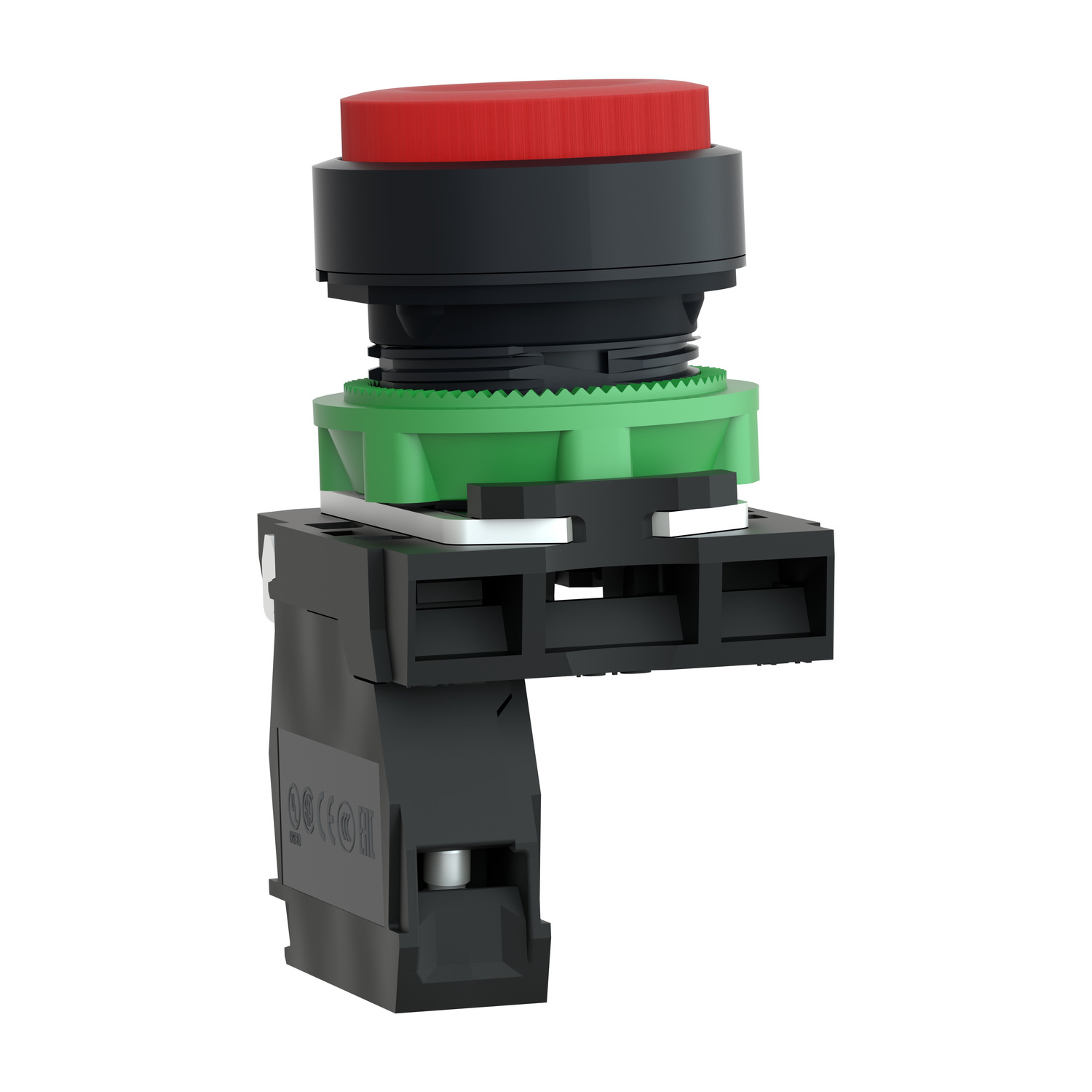 XB5AL42 - Push button, Harmony XB5, plastic, projecting, red, 22mm ...