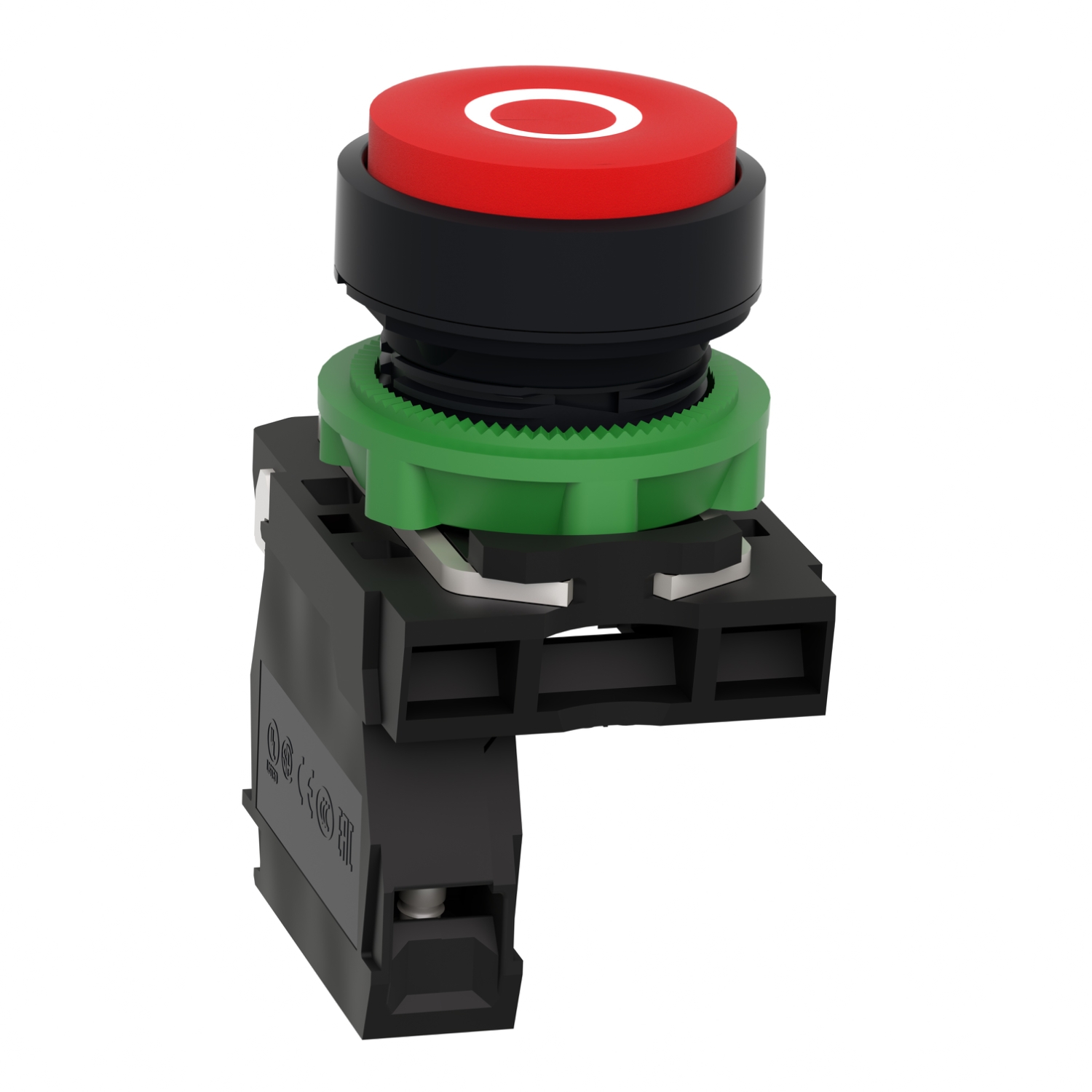 XB5AL4322 - Harmony XB5, Push button, plastic, projecting, red Ø22 ...