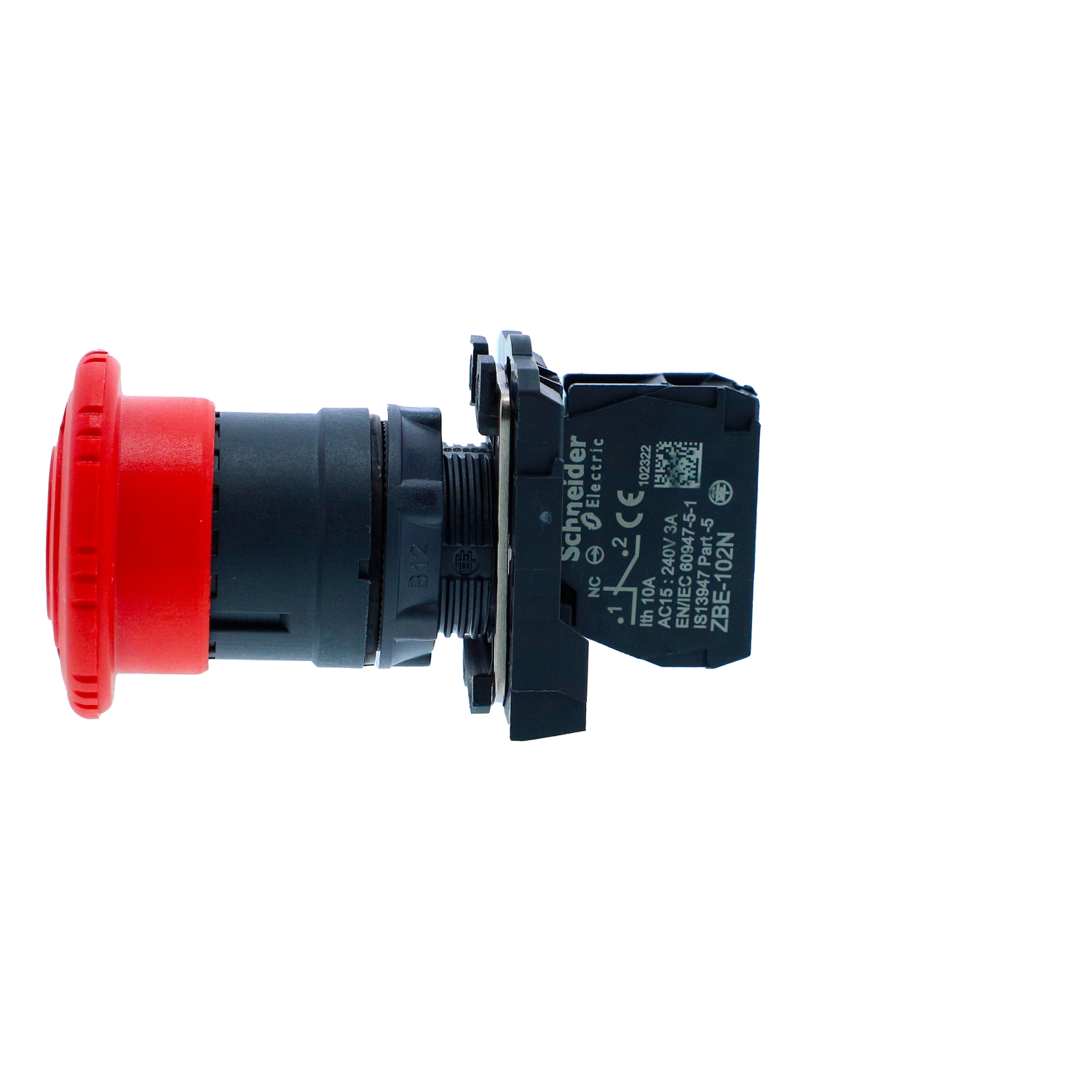 XB5AS542N - Emergency switching off push button, Harmony XB5N XB7N ...
