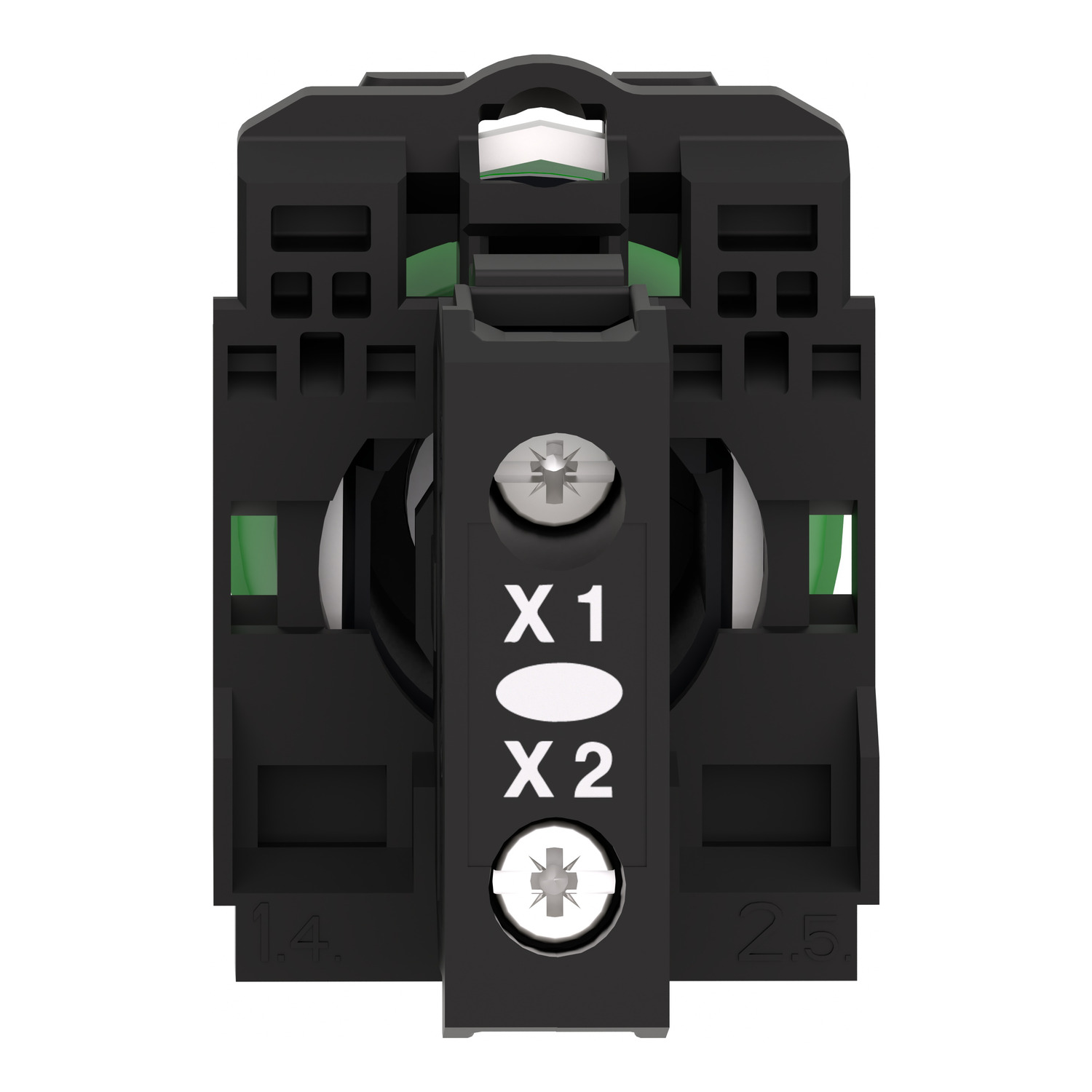 XB5AV63 - green complete pilot light Ø22 plain lens for BA9s bulb 250V ...