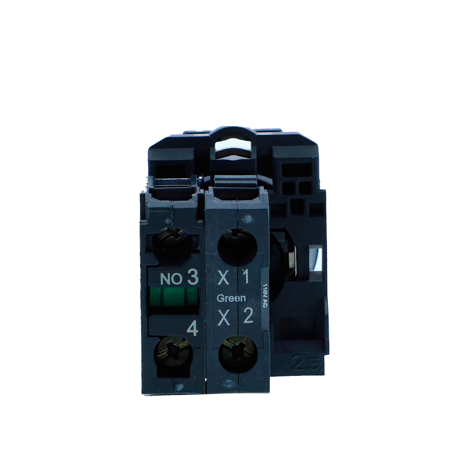 XB5AW34B1N - Illuminated pushbutton, Harmony XB5N XB7N, plastic, flush ...