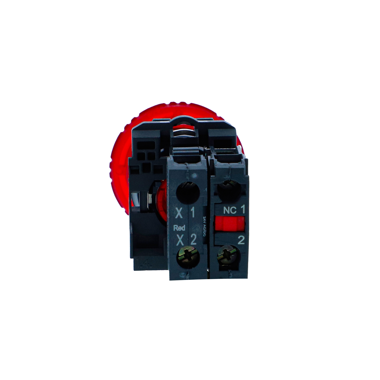 XB5AW74B2N - Illuminated emergency switching off push button, Harmony ...