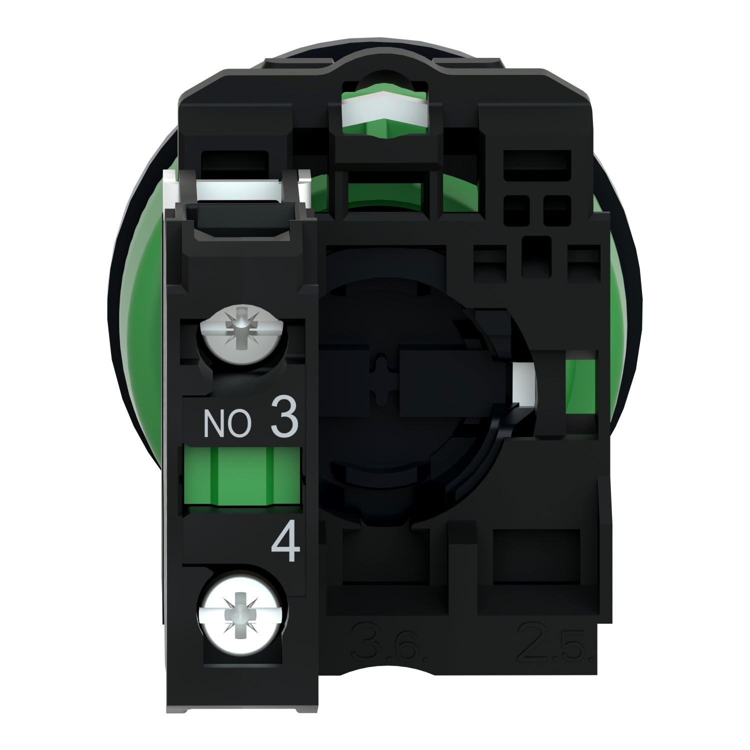 XB5FG21 - Harmony XB5 - bouton à clé 455 - Ø22 - flush - 2 pos fix ...