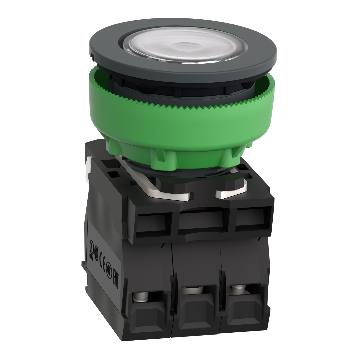 XB5FW31G5 - FLUSH MOUNTED WHITE FLUSH CAPS ILLUM PUSHBUTTON WITH LED ...