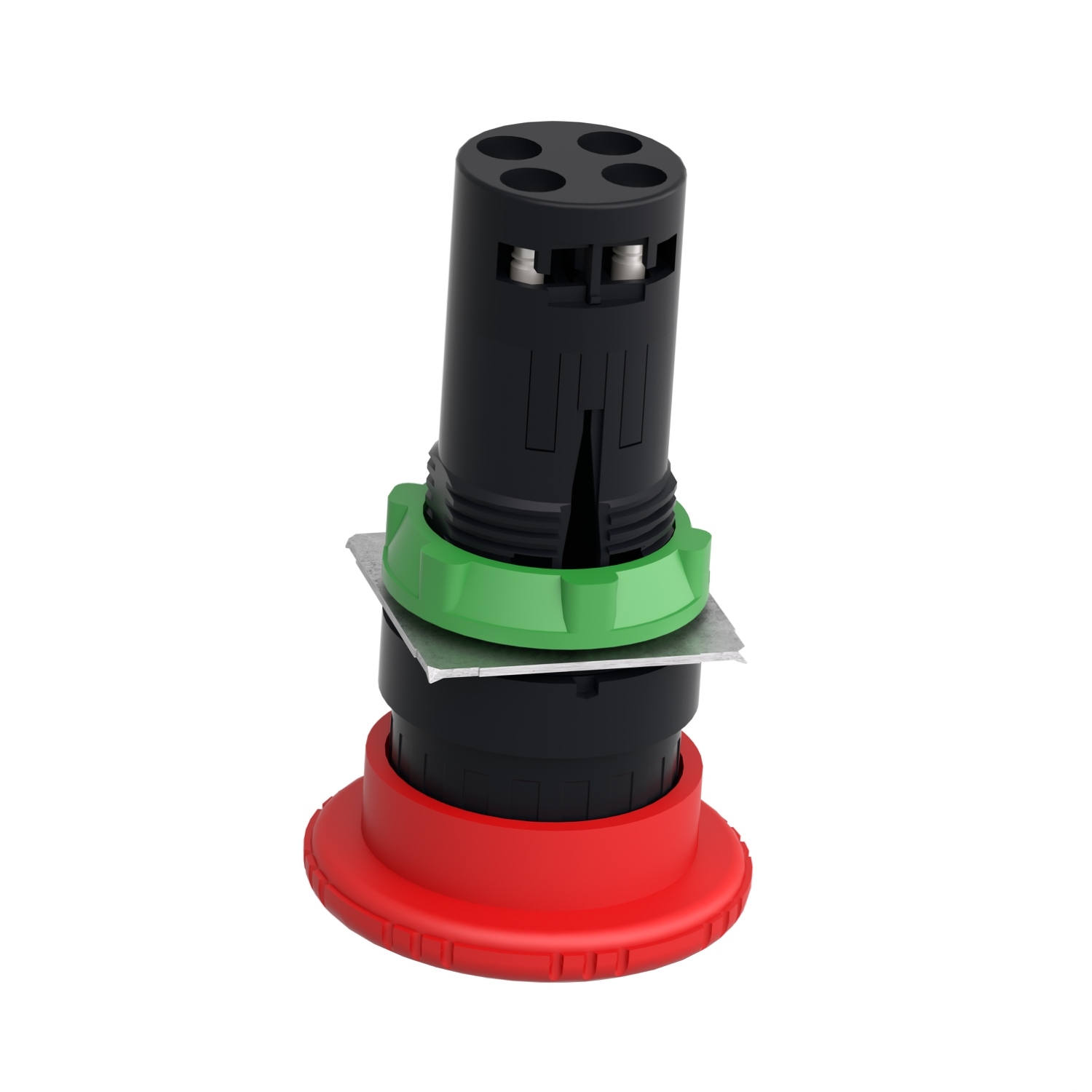 XB7ES542P - Emergency switching off monolithic push button, Harmony XB7 ...