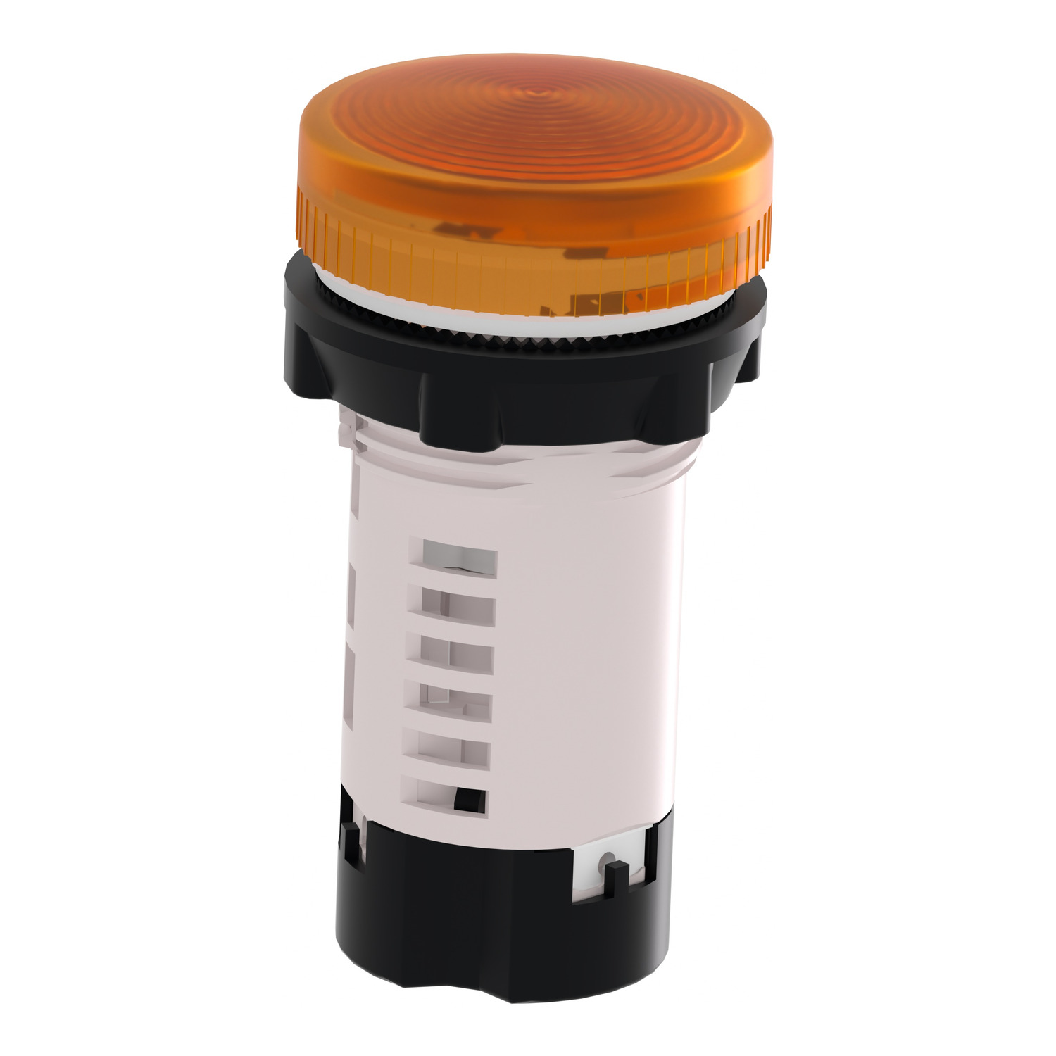 XB7EV68P - round pilot light Ø 22 - orange - BA 9s base