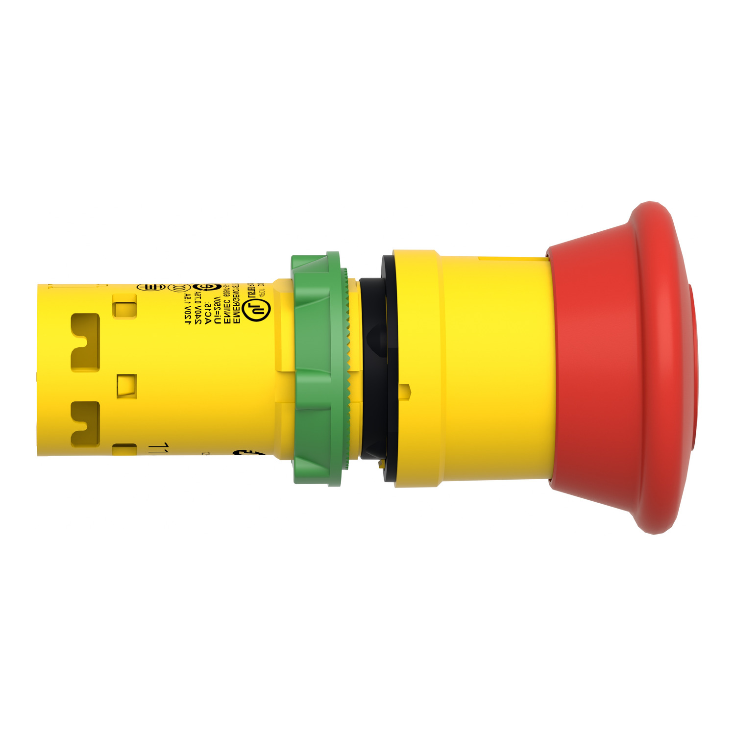 XB7NT842 - Emergency stop push button, Harmony XB7, 22mm, red mushroom ...