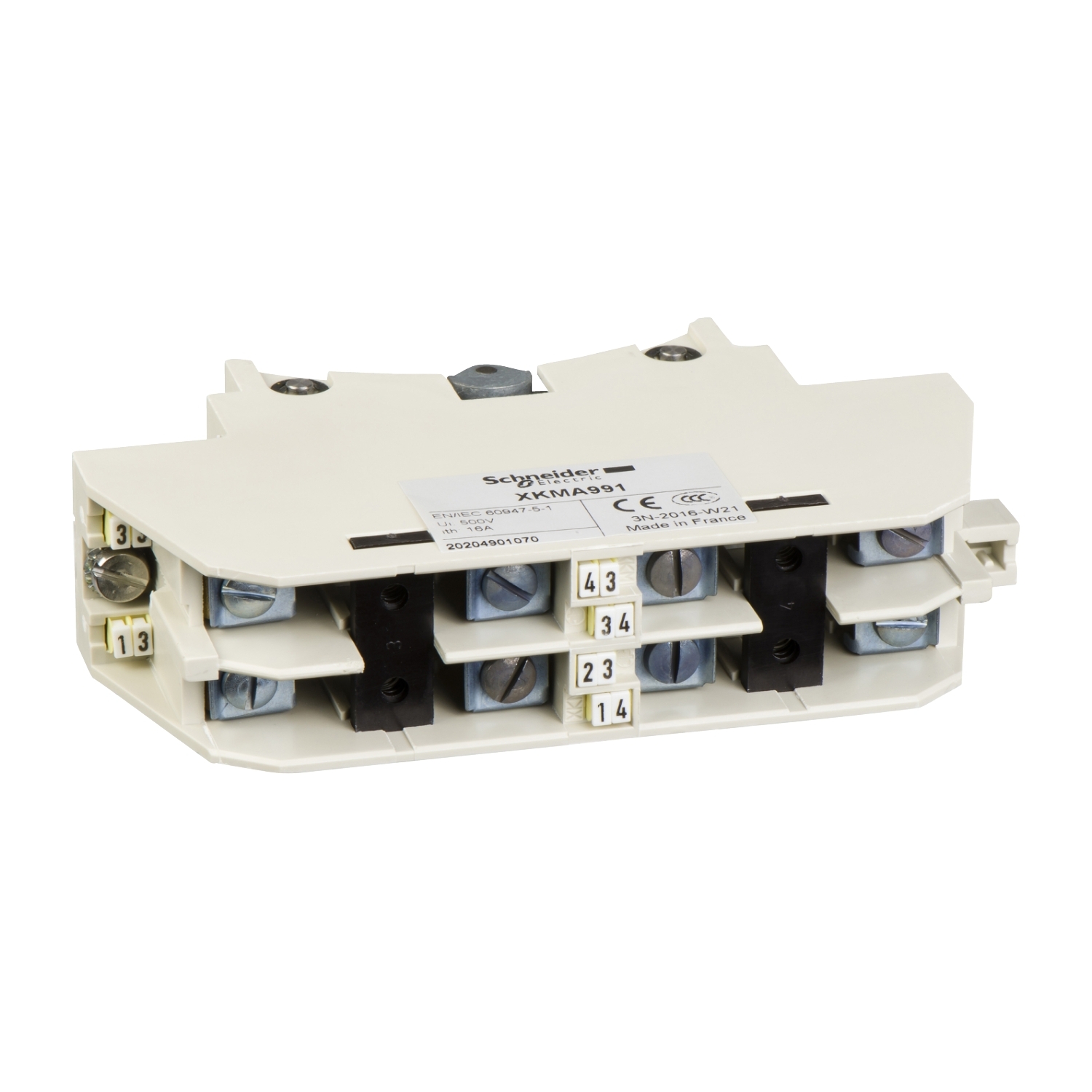 contact block - standard contact blow-out - compatible with XKM