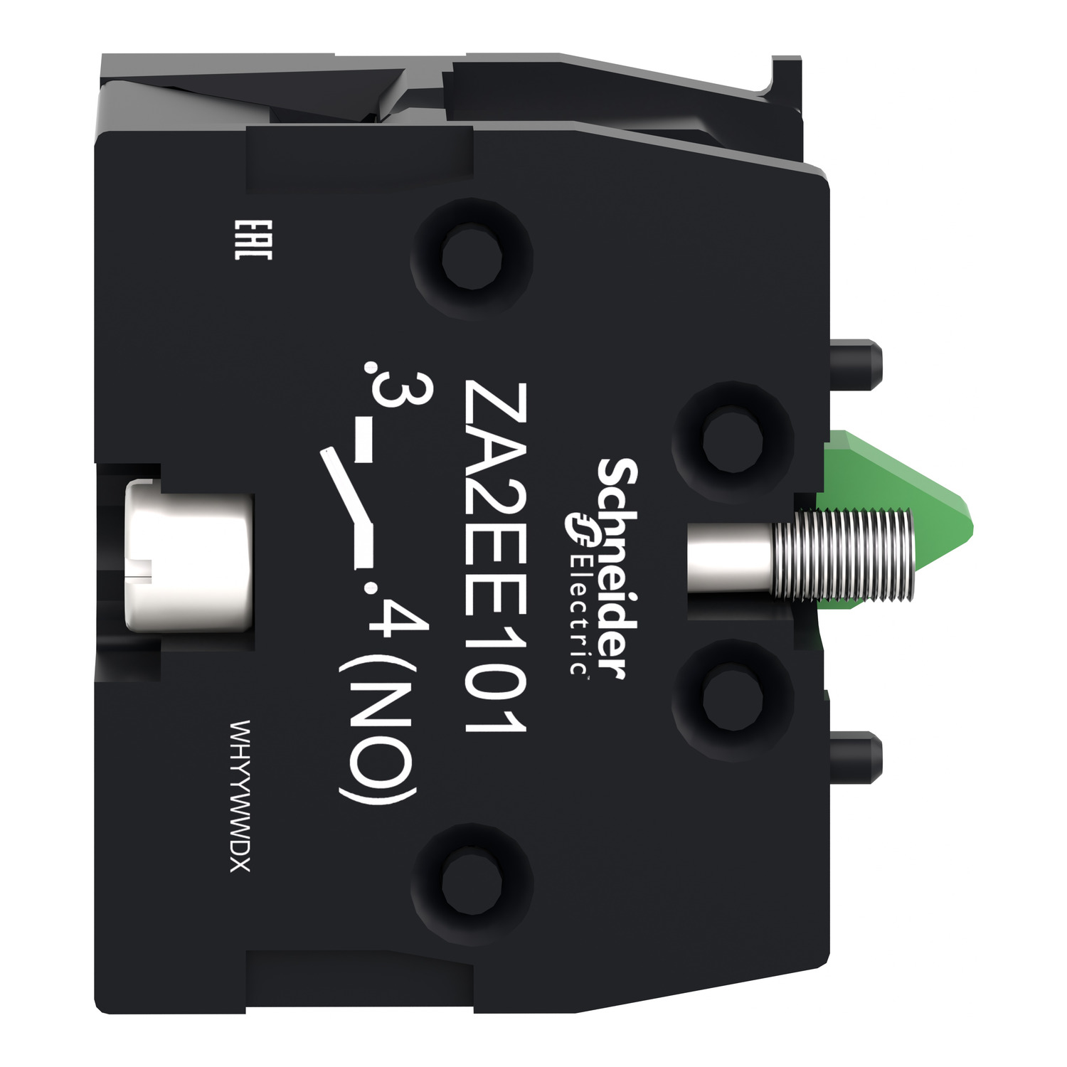 ZA2EE101 - single contact block for head Ø22 - 1 NO | Schneider ...