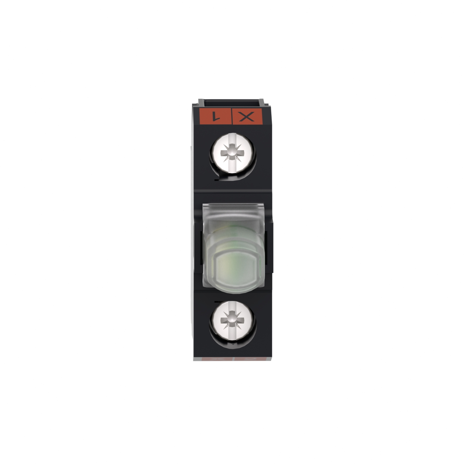 Zalvb3 Green Light Block For Head Ø22 Integral Led 24 V Screw Clamp