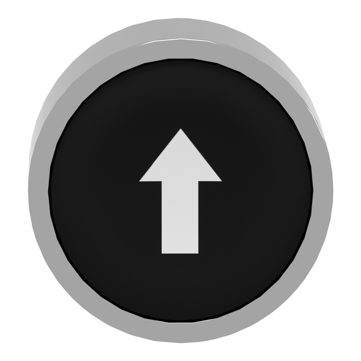 ZB2BA335C - Push button head, Easy Harmony XB2, metal, flush, black ...