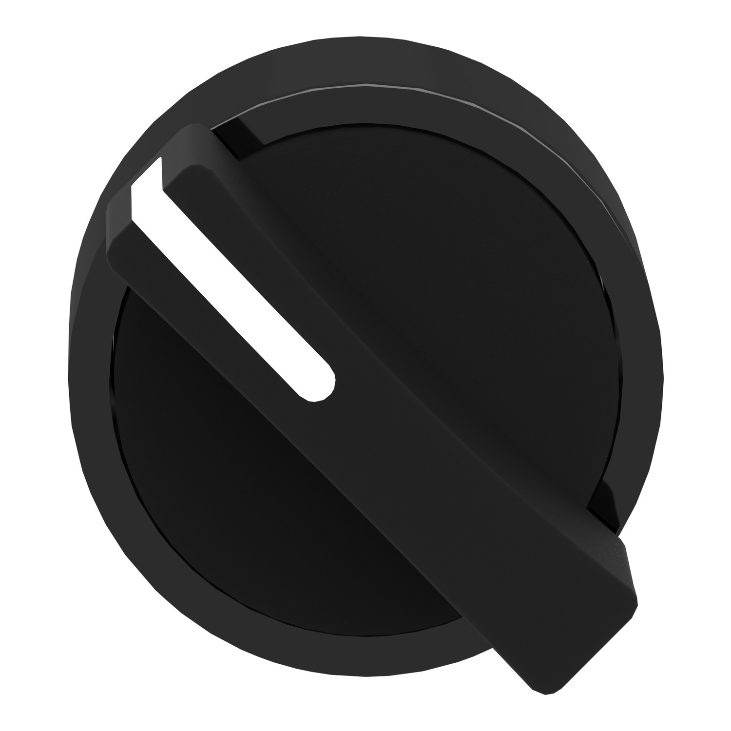 ZB2BD27C - Selector switch head, Easy Harmony XB2, metal, black side ...