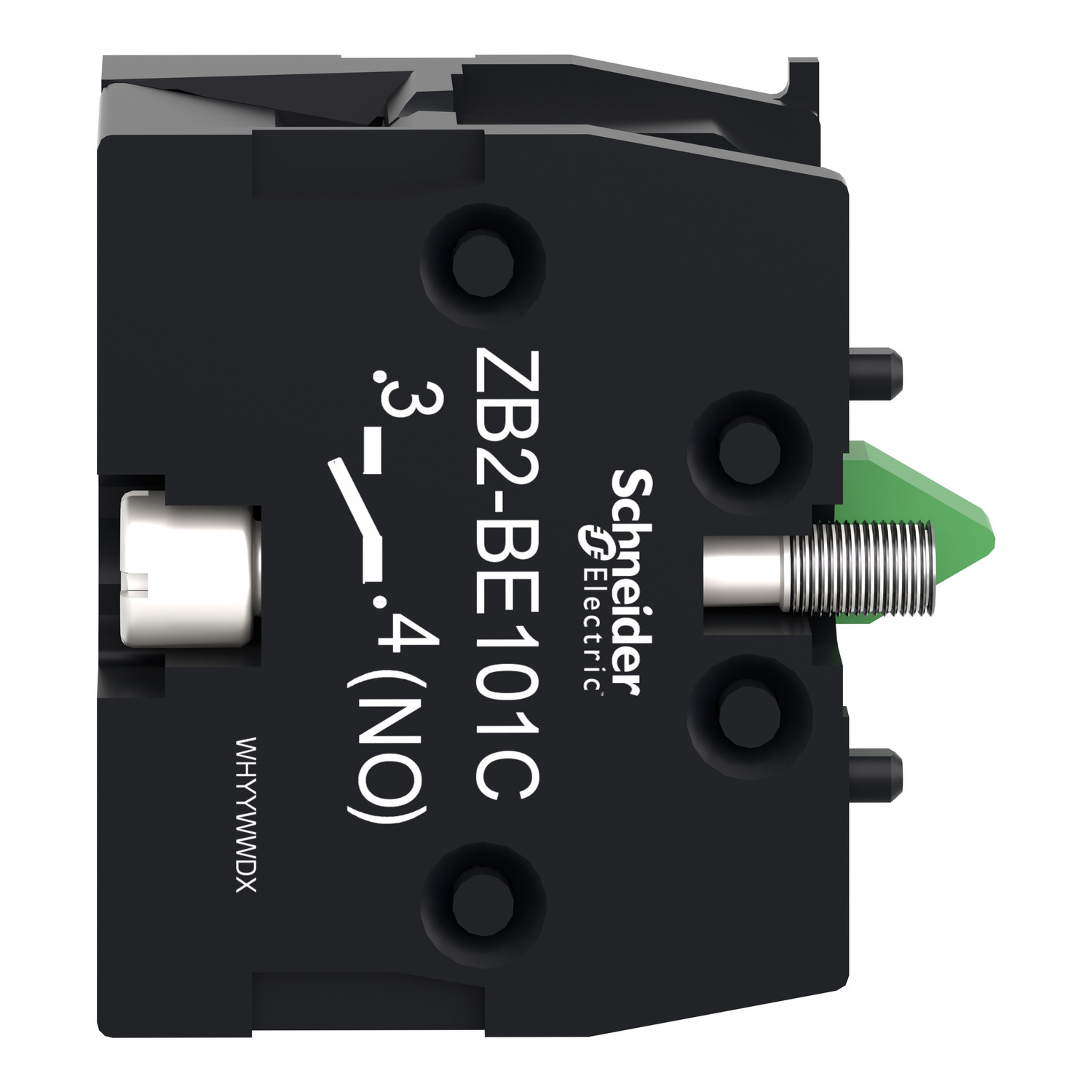 ZB2BE101C - contact block ZB2 - 1 NO contact - spring return | Schneider Electric India