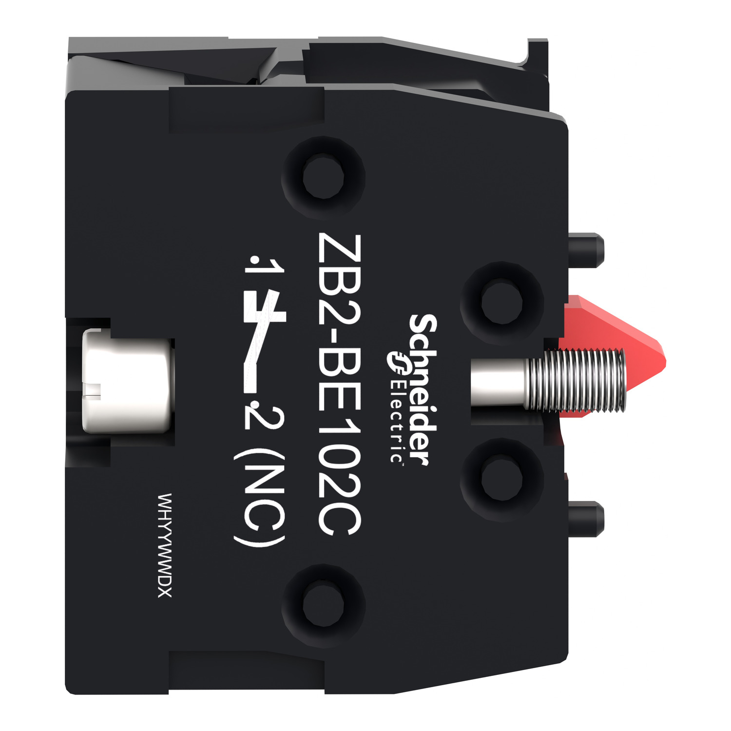 ZB2BE102C - contact block ZB2 - 1 NC contact - spring return ...