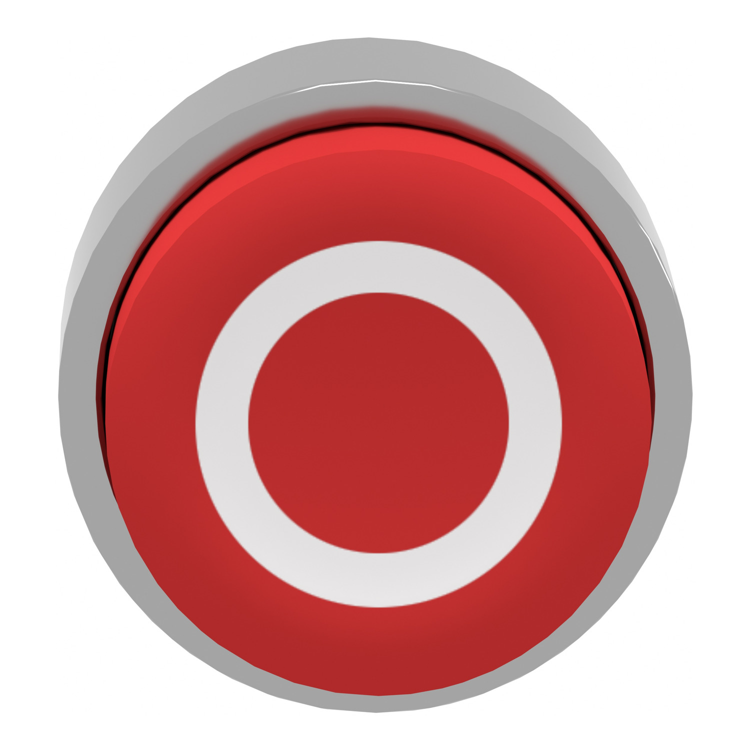 ZB2BL432C - Push button head, Easy Harmony XB2, metal, projecting, red ...