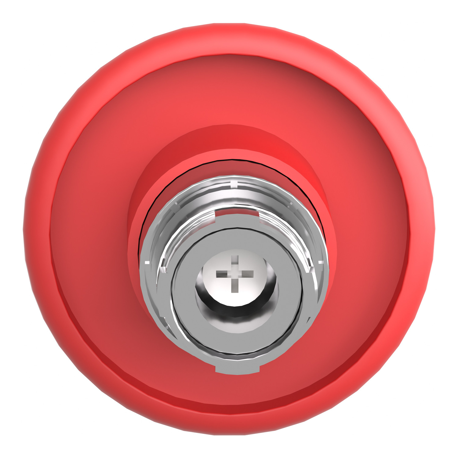 ZB2BR4C - Mushroom push button head, Easy Harmony XB2, 60mm, metal, red ...