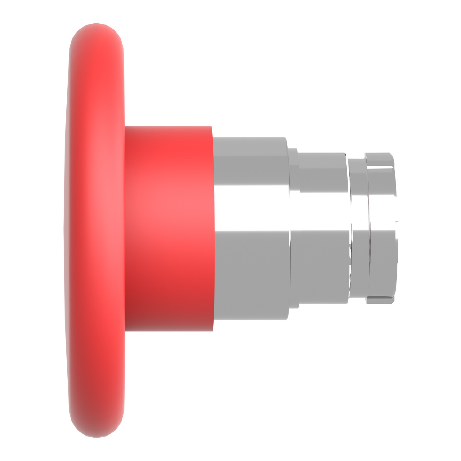 ZB2BR4C - Mushroom push button head, Easy Harmony XB2, 60mm, metal, red ...