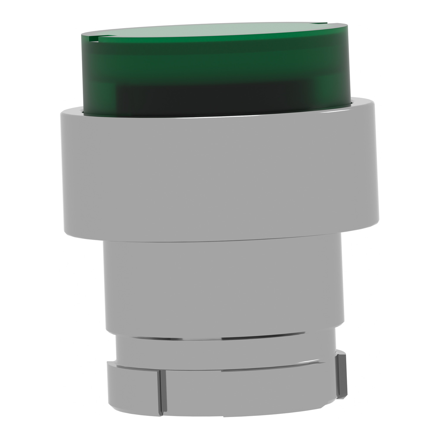 ZB2BW13C - Illuminated push button head, Easy Harmony XB2, metal, projecting, green, 22mm ...