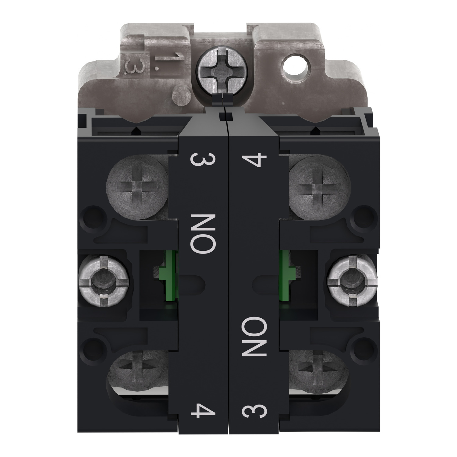 ZB2BZ103C - Single contact block with body and fixing collar, Easy ...