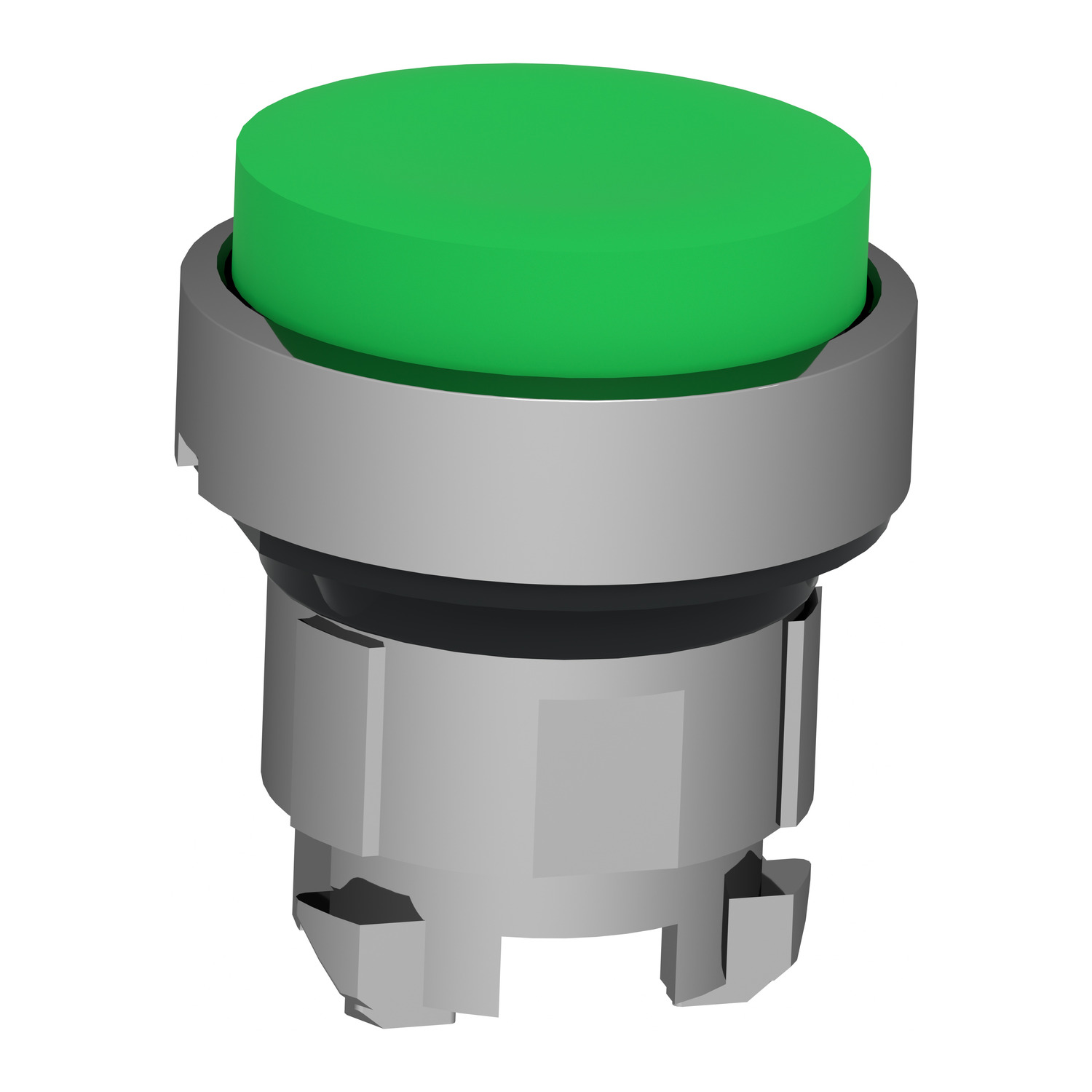 ZB4BL3 - Push button head, Harmony XB4, metal, projecting, green, 22mm, spring return, unmarked ...